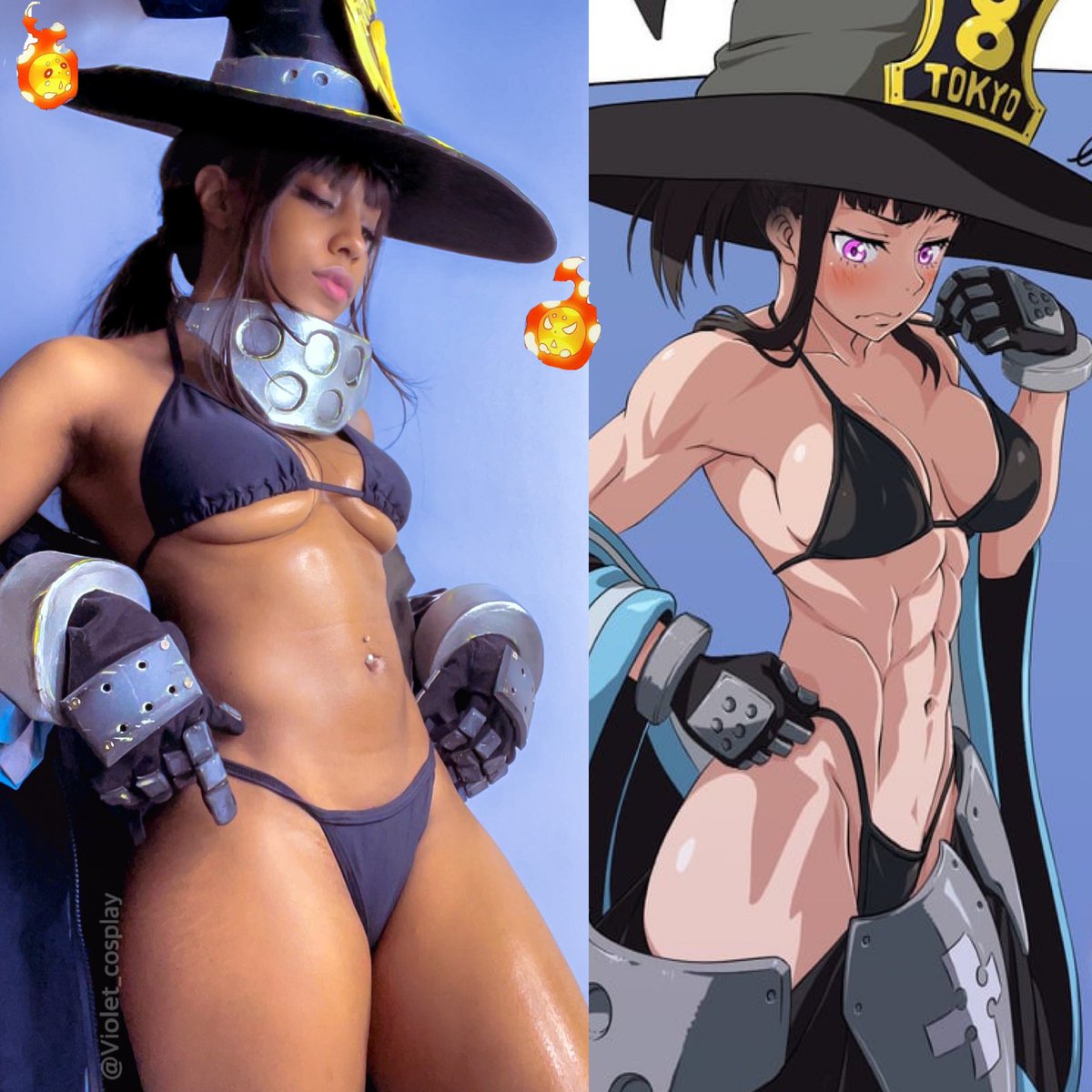 Violet 🌸 on Twitter: "Lore accurate maki fit (don’t look it up I’m right ) #fireforce #makicosplay"