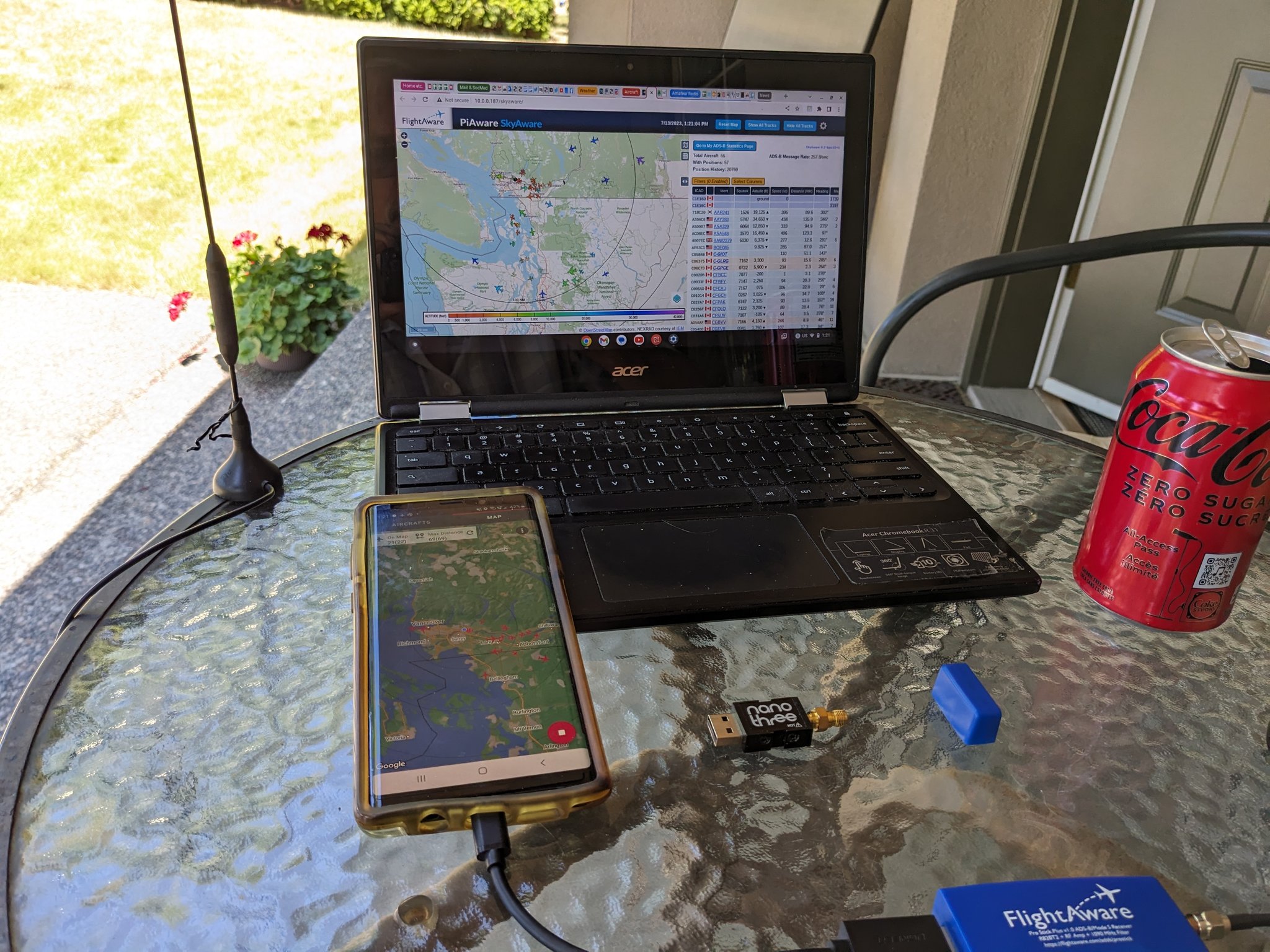 Peter Vogel On Twitter Flight Tracking Chromebook Screen Is