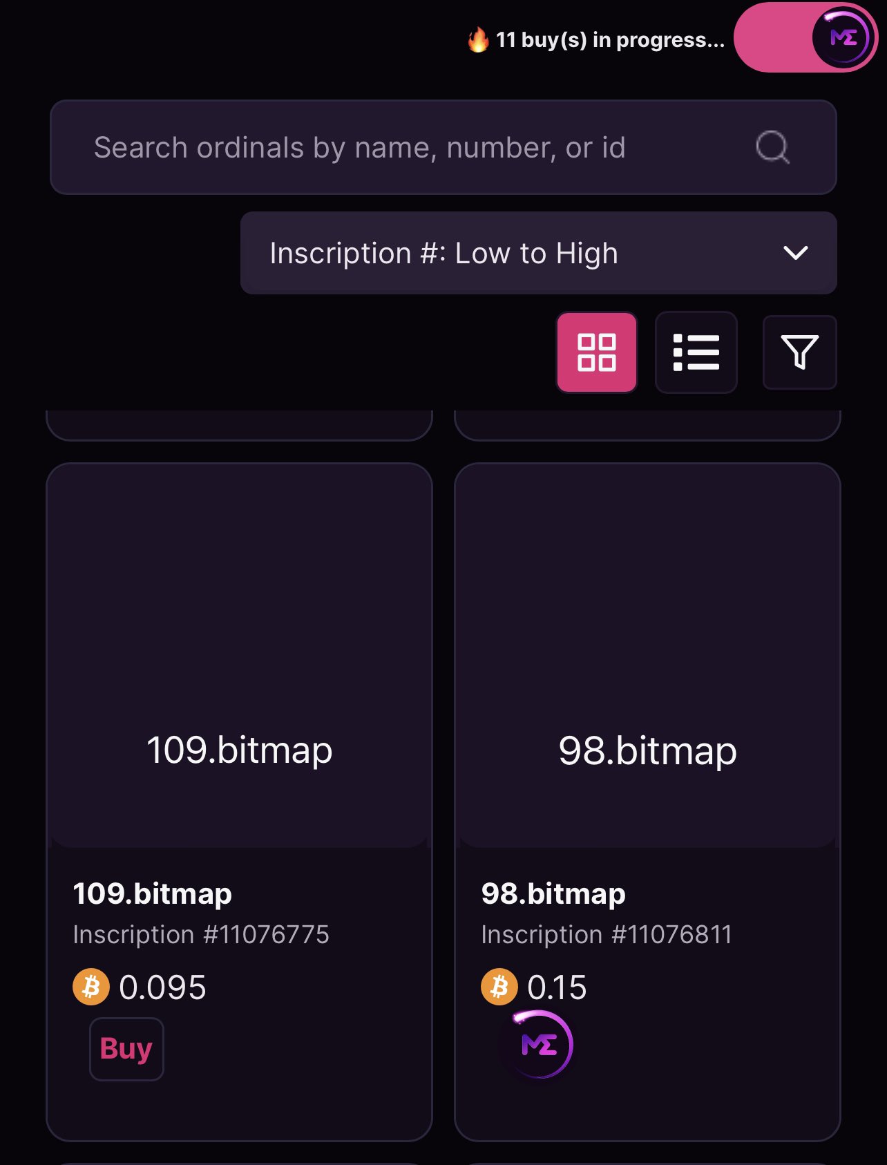 NFTyboii on Twitter: "98.bitmap just sold for 0.15 #Bitcoin = $4735 🟧🟧🟧 probably nothing #bitmap ...