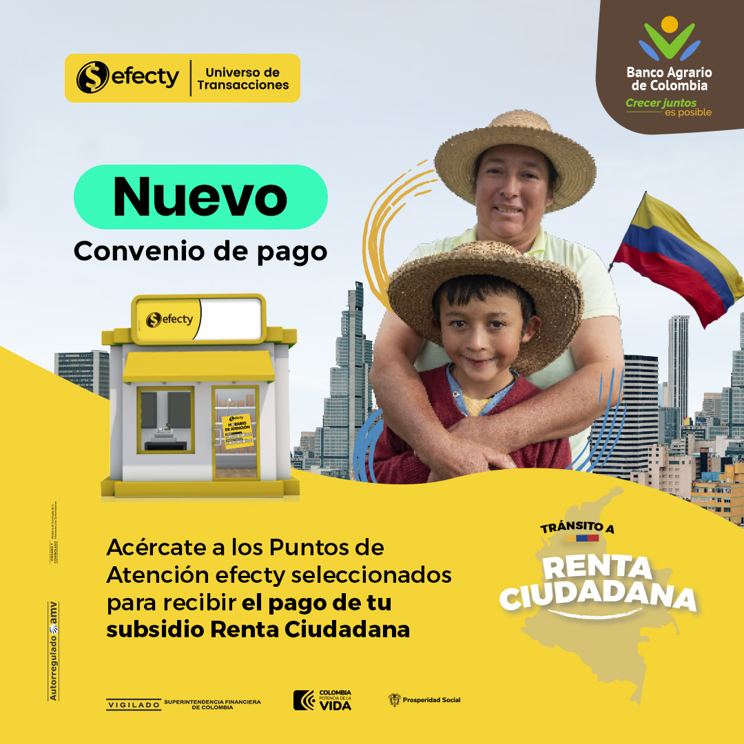 efecty on Twitter: "¡OJO! 👀 Si eres beneficiario del subsidio de renta ciudadana, 😎 ingresa al ...