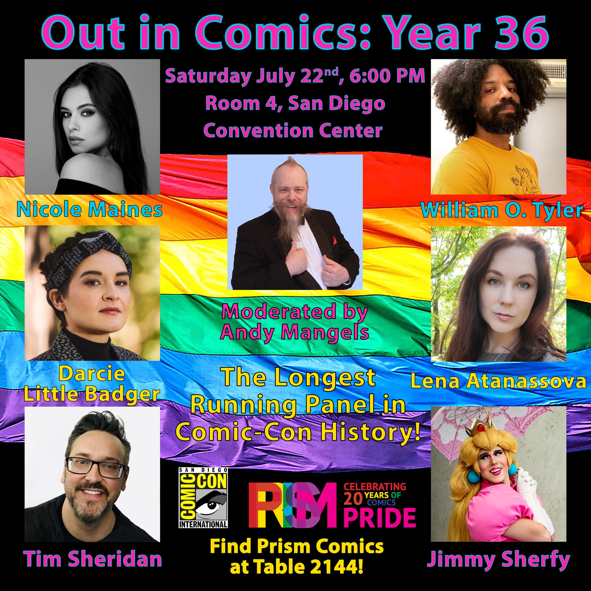 Prism Comics: SDCC, Table 2144 on Twitter: "Out in Comics returns to @Comic_Con for Year 36 ...