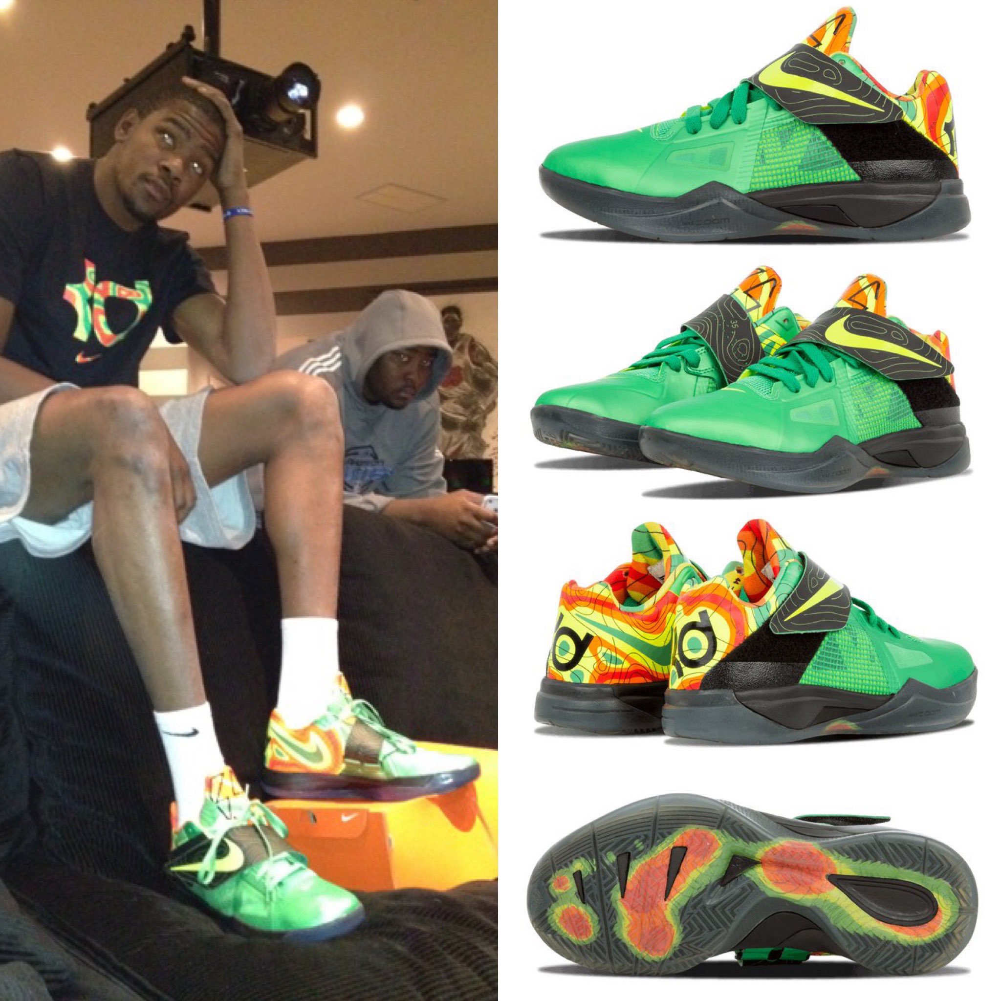 Kd 4 Weatherman On Feet