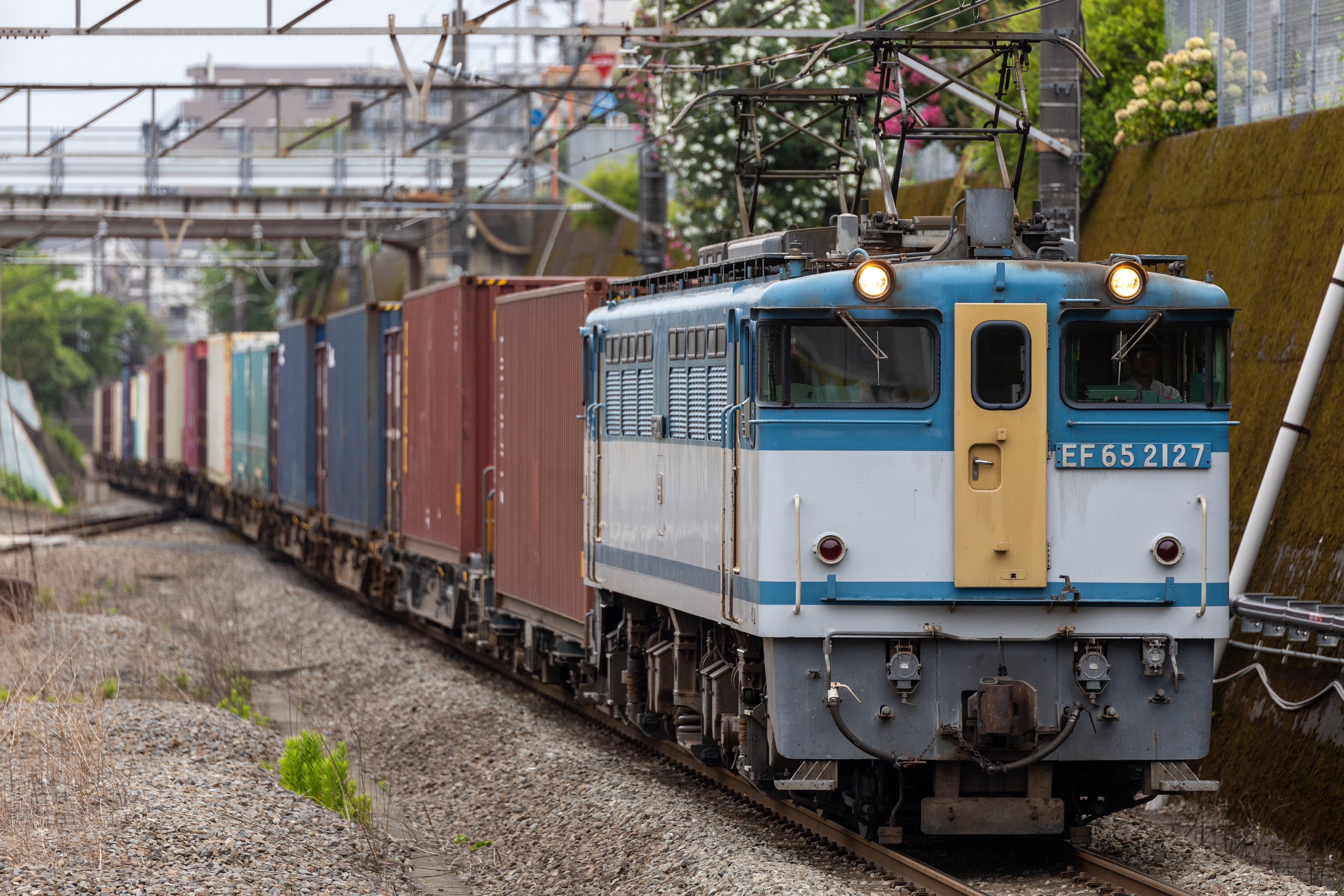 うなふぃす on Twitter: "2023.7.14 4072レ EF65-2127+コキ 運用復帰したカラシ+海コンと聞いて、宇都宮線内で撮影しようとするも寝坊。 でもしっかり撮れたので ...