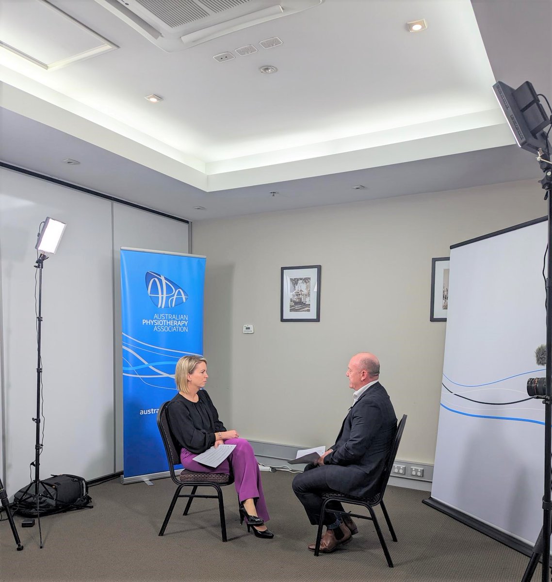 Australian Physiotherapy Association on Twitter: "#BTS: This morning our CEO Anja Nikolic and ...