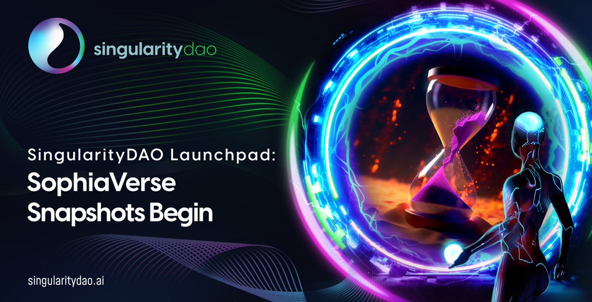 SingularityDAO on Twitter: "Snapshots begin! 📸 @SophiaVerse TGE is near! Here is the ...