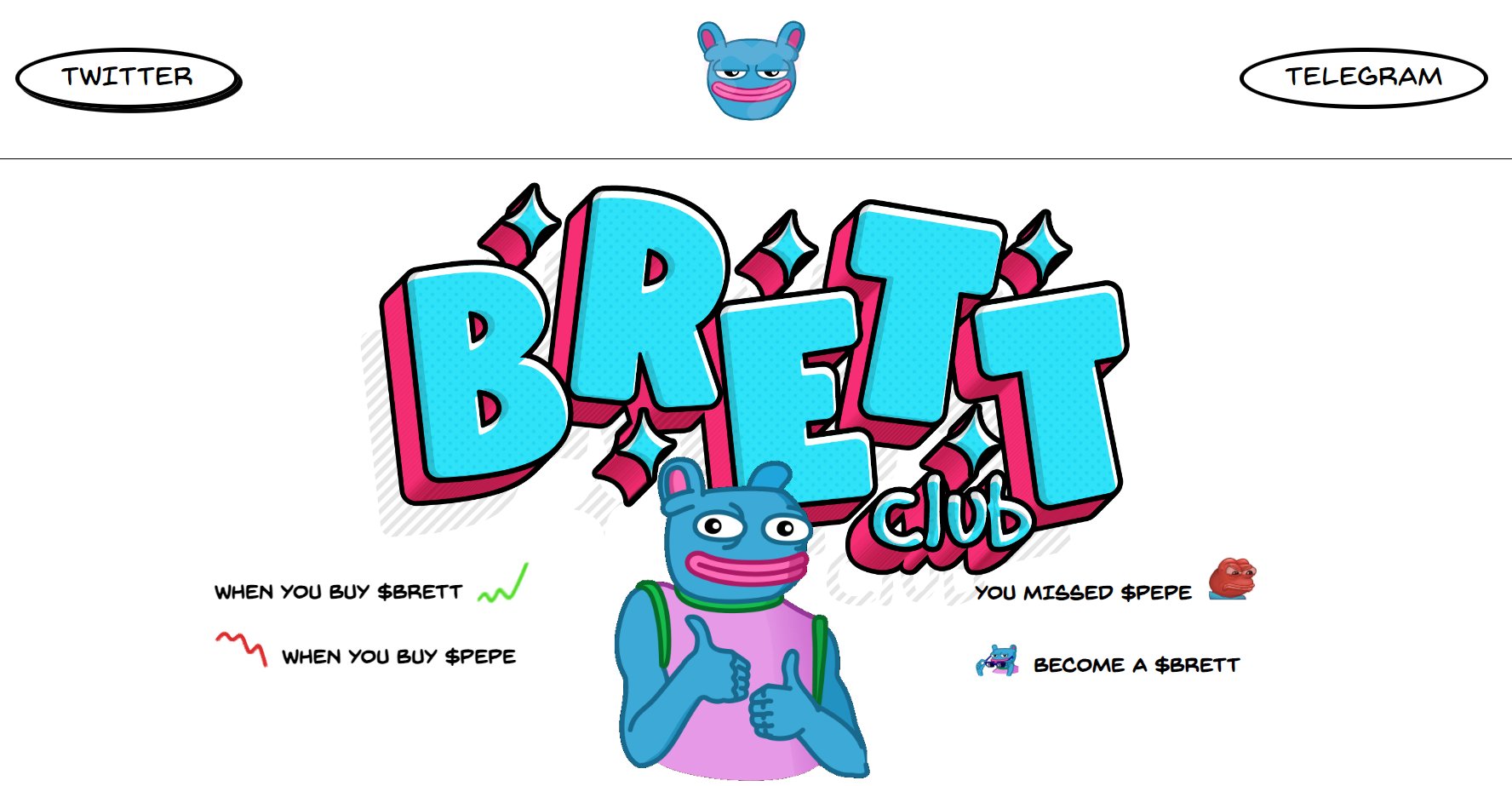 珠穆朗玛峰.eth | 猫咪社区 on Twitter: "【信息补充】 $BRETT 推特：@brettclubeth 官网：https://t.co/ac5uaWtCCA 该meme币的 ...