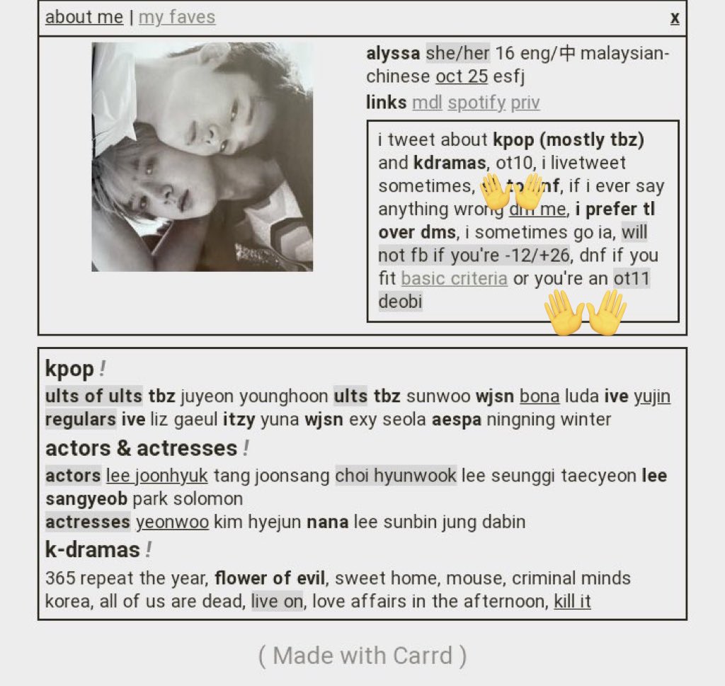 haru. on Twitter: "her being an ot10 the boyz stan with ot11 as her dnf 😭 https://t.co ...