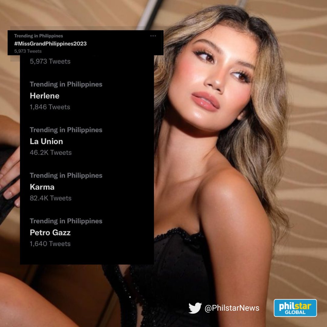 Philstar.com on Twitter: "'SHE’S GIVING A GODDESS VIBE' 👑 The hashtag #MissGrandPhilippines2023 ...