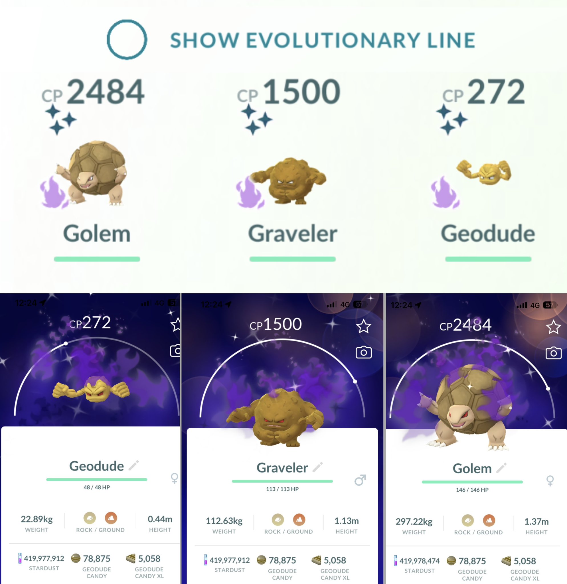 Shiny Geodude Pokemon X