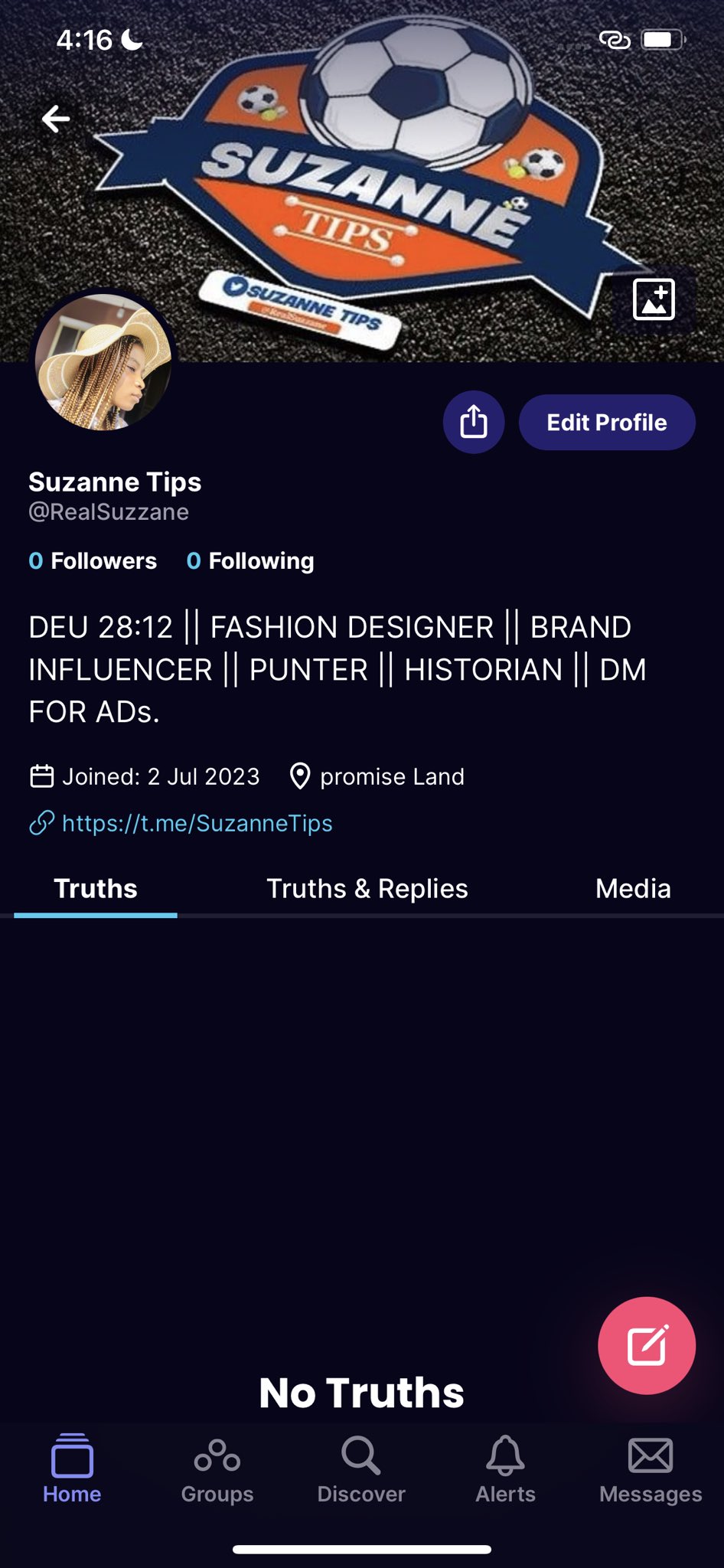 Suzanne Tips on Twitter: "As tweeter Dey do somehow you can also join me on truth . I’ll also be ...