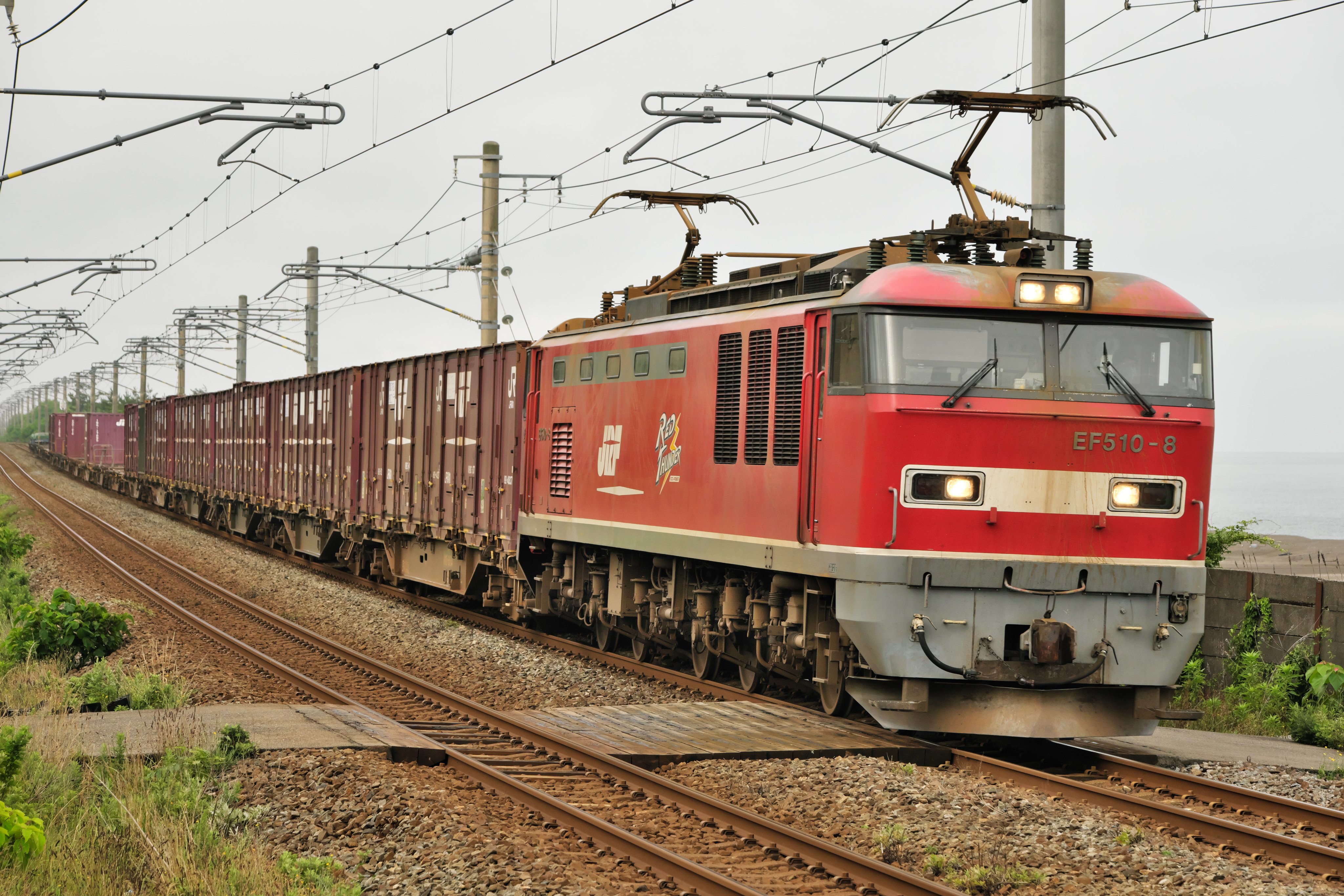 黒豆 on Twitter: "4095レ EF510－8 曇ってしまいました… まぁせっかく遠くまで来たので 良しとしましょう 2023．07．02 信越本線沿線 https://t.co ...