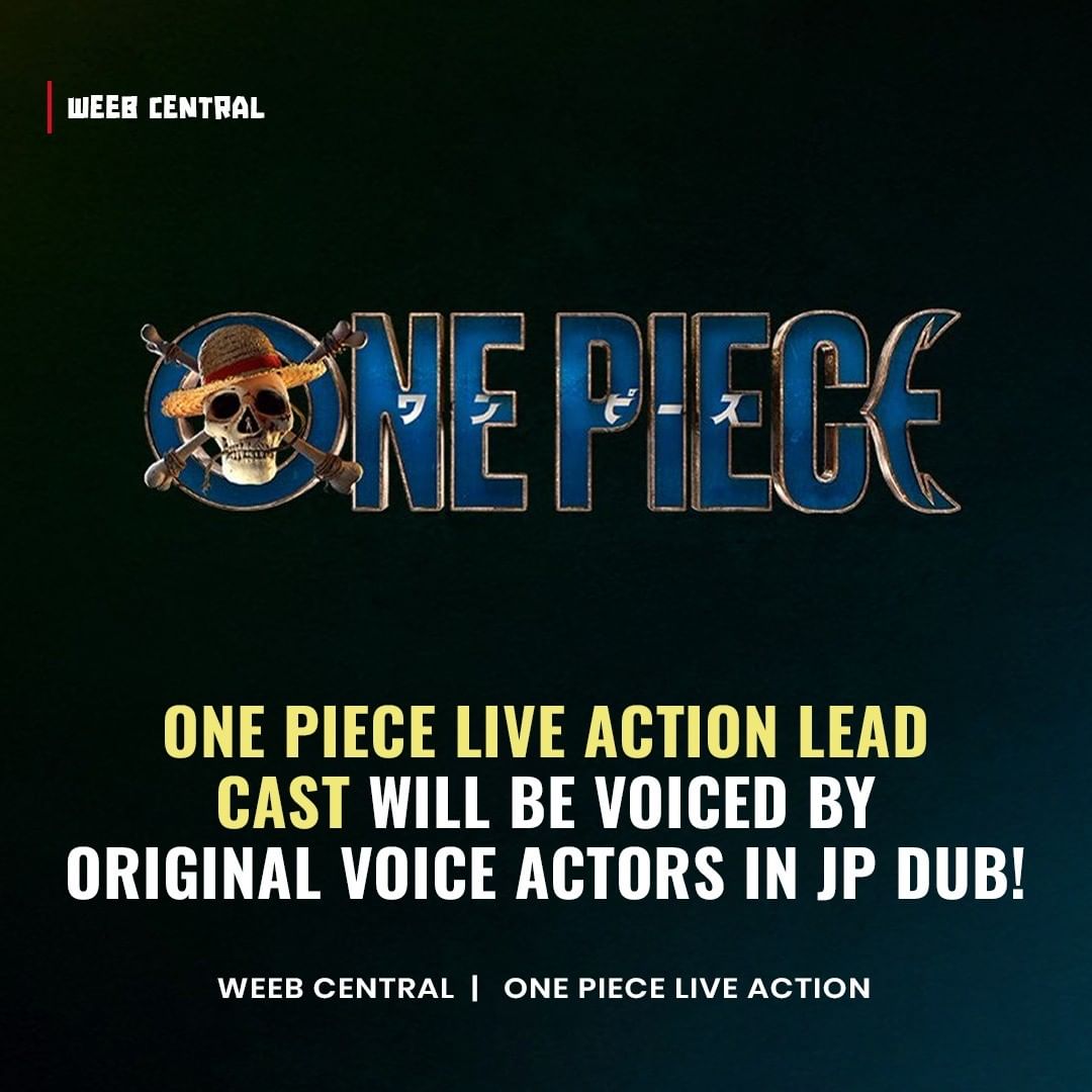 Weeb Central on Twitter: "【ONE PIECE Live-Action】 ONE PIECE Live-Action Lead Cast will be voiced ...