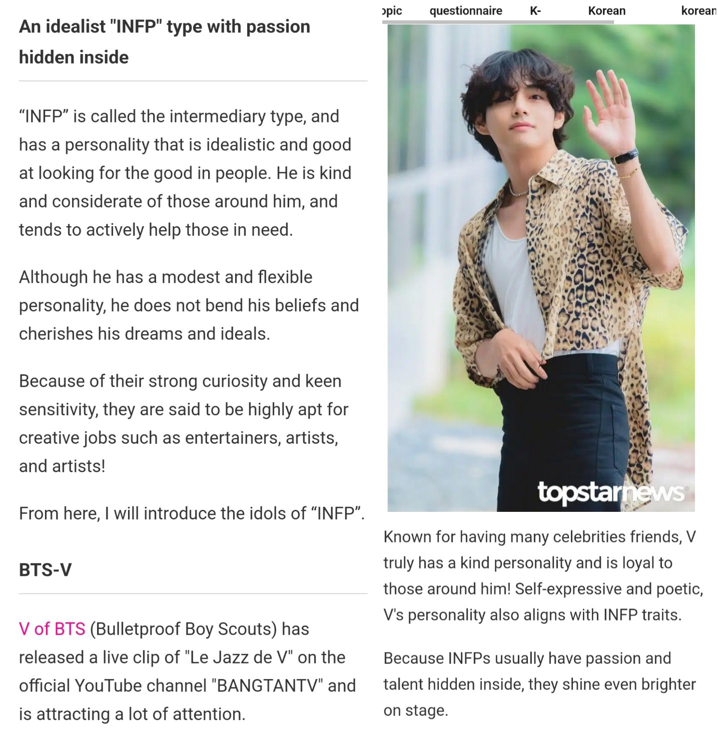 Idealist Personality