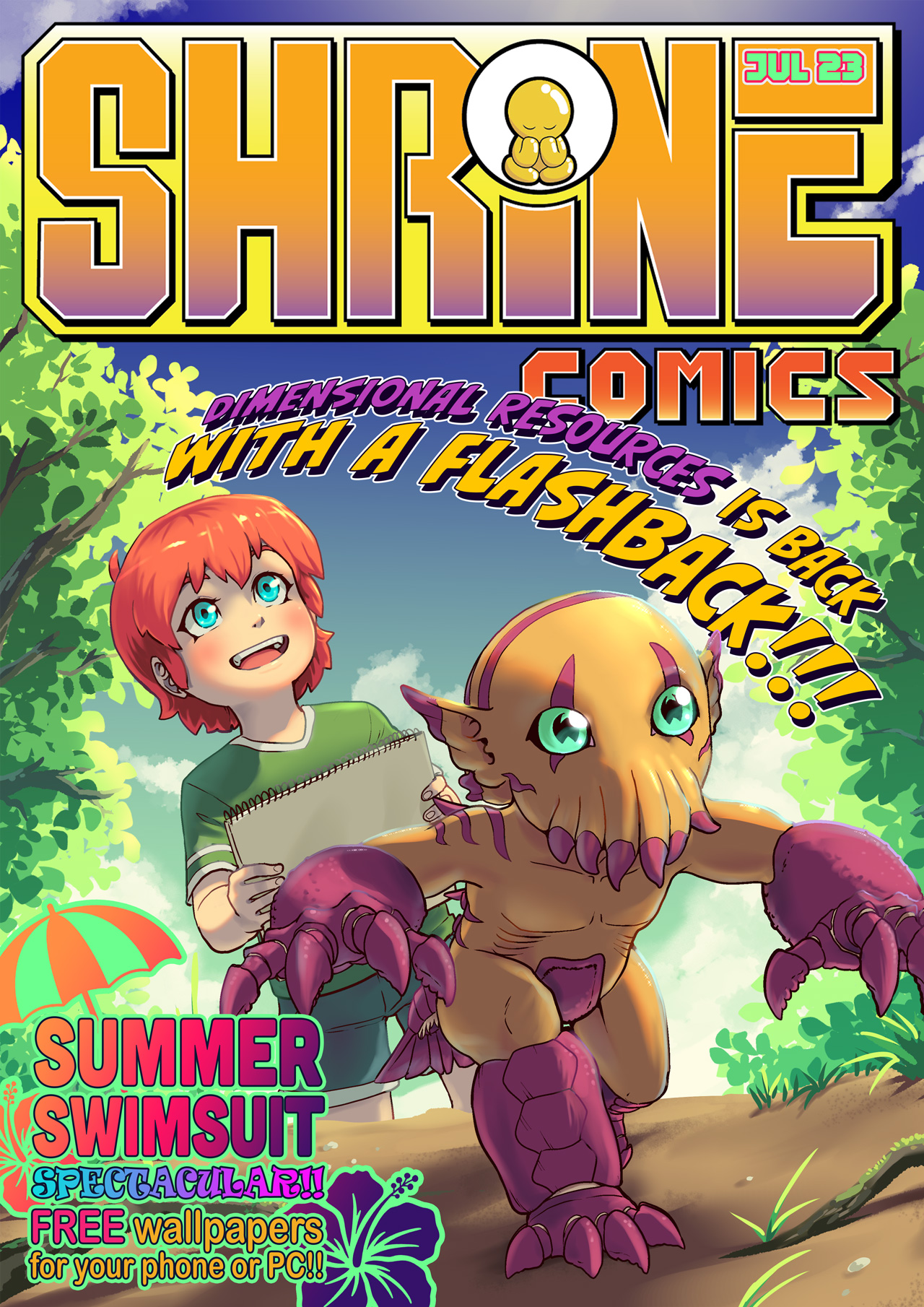 SHRiNE Comics on Twitter: "JULY 2023 COVER REVEAL!! DIMENSIONAL RESOURCES is back from hiatus ...
