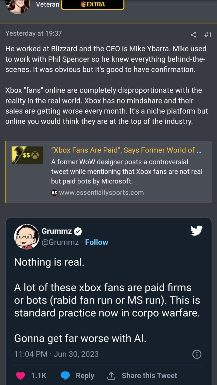 Nick on Twitter: "I wonder now that this came out and Microsoft stops paying them... Are Xbots ...