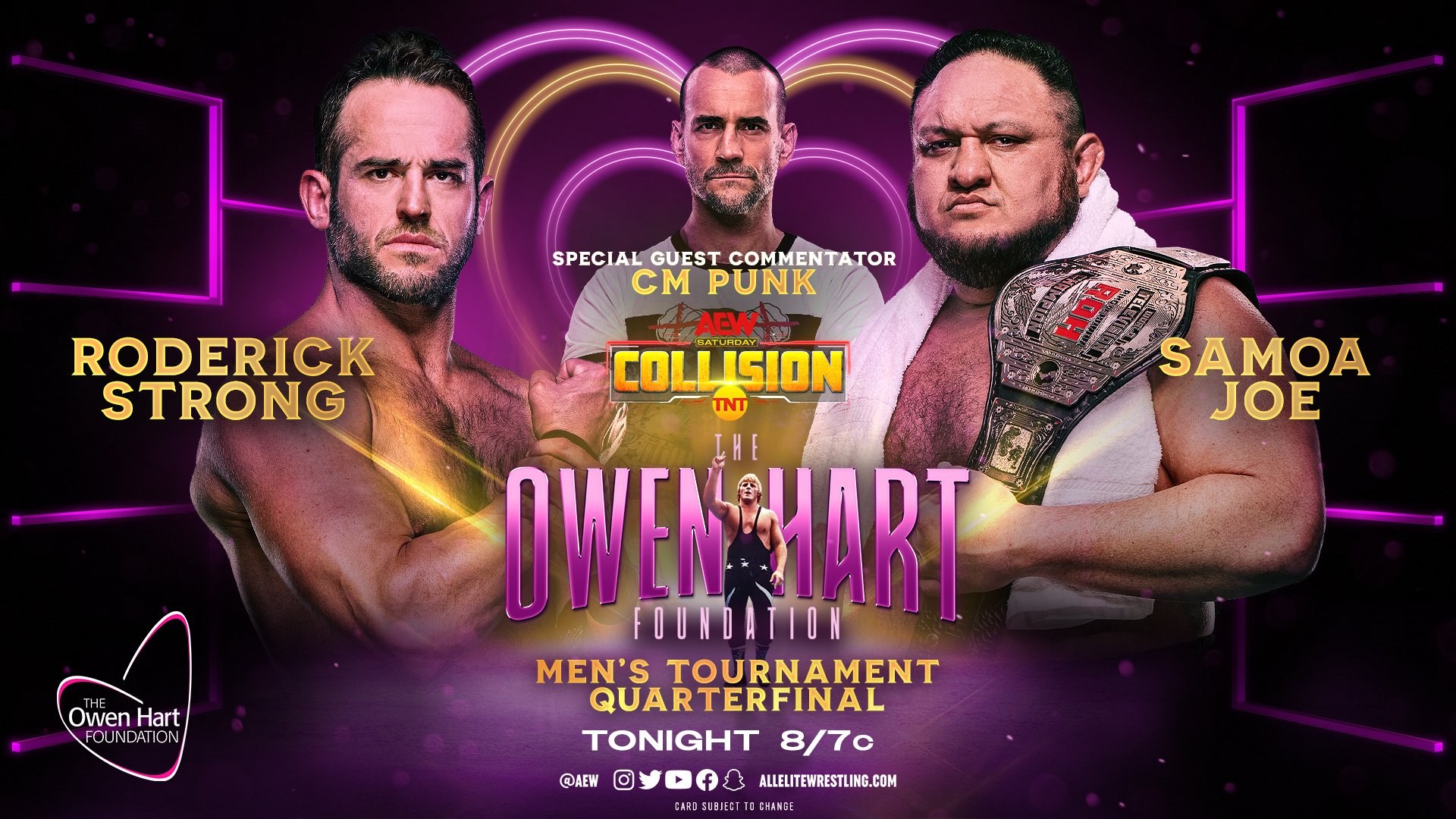 Dallas Pride on Twitter: "AEW Collisions 01.07.23 Roderick Strong vs. Samoa Joe Un bon combat ...