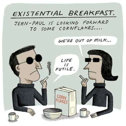 Philosophy Matters on Twitter: "Existential Breakfast https://t.co/hcFaK4bIuJ" / Twitter