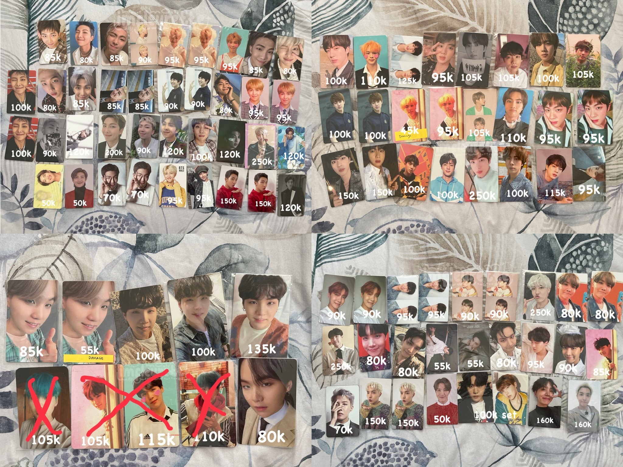 uarmyhope on Twitter: "HELP RT CLEARANCE SALE WTS WANT TO SELL JUAL BTS PHOTOCARD MPC PC ALBUM ...