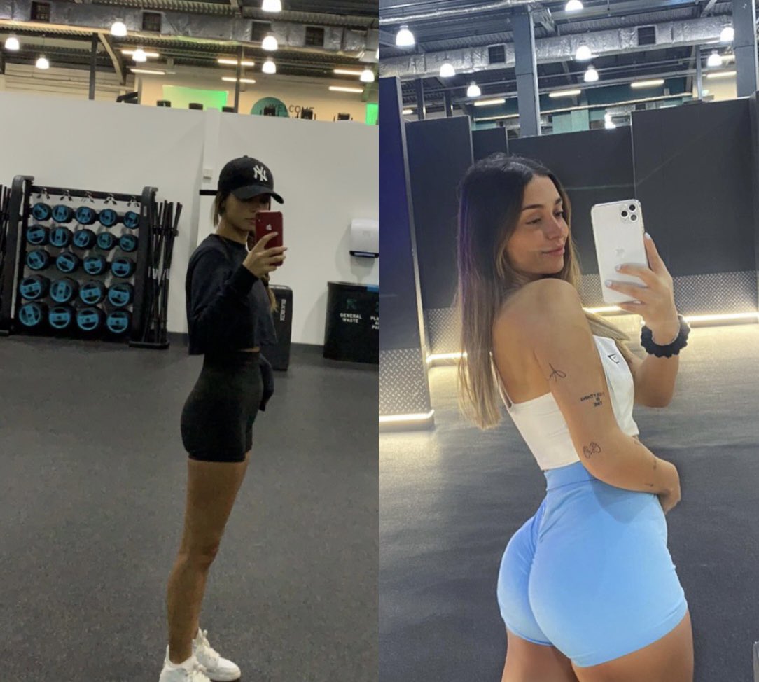 DLRM BeckyJoo on Twitter: "1st pic is me at 44kg - gaming 24/7, poor schedule, poor protein ...