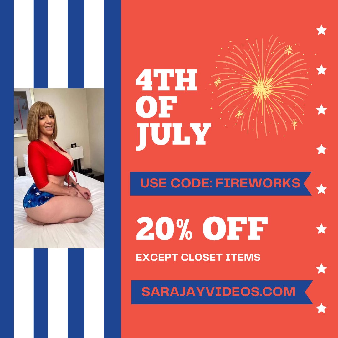 Sara Jay Official on Twitter: "🎇 Get 20% off storewide (except my Closet items) using code ...