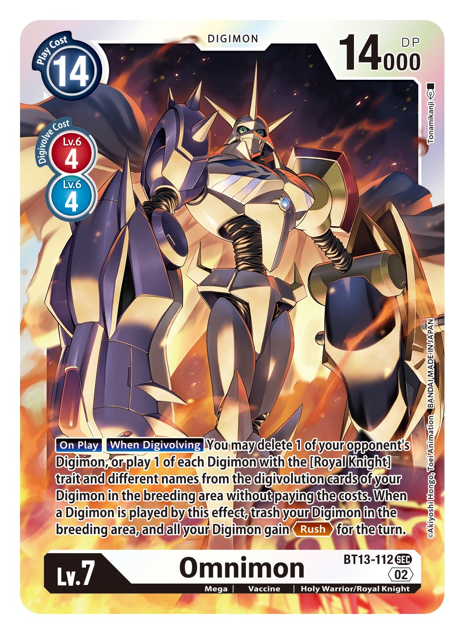 Official Digimon Card Game English Version on Twitter: "[BOOSTER VERSUS ROYAL KNIGHTS [BT13 ...