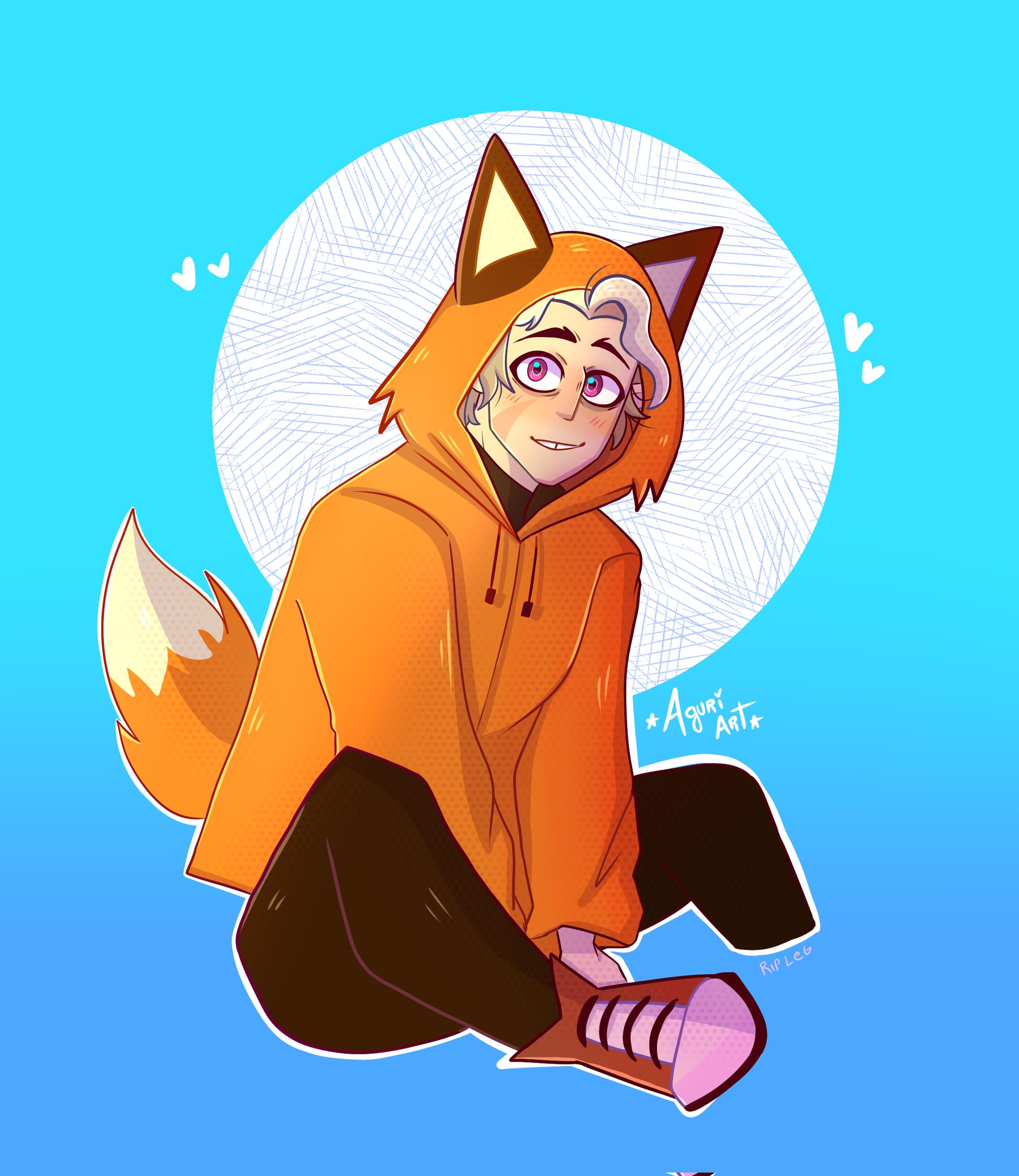 🌠𝘼𝙂𝙐𝙍𝙄𝘼𝙍𝙏🌠 on Twitter: "One thing in common about me? I love Hunter and foxes, so a friend ...