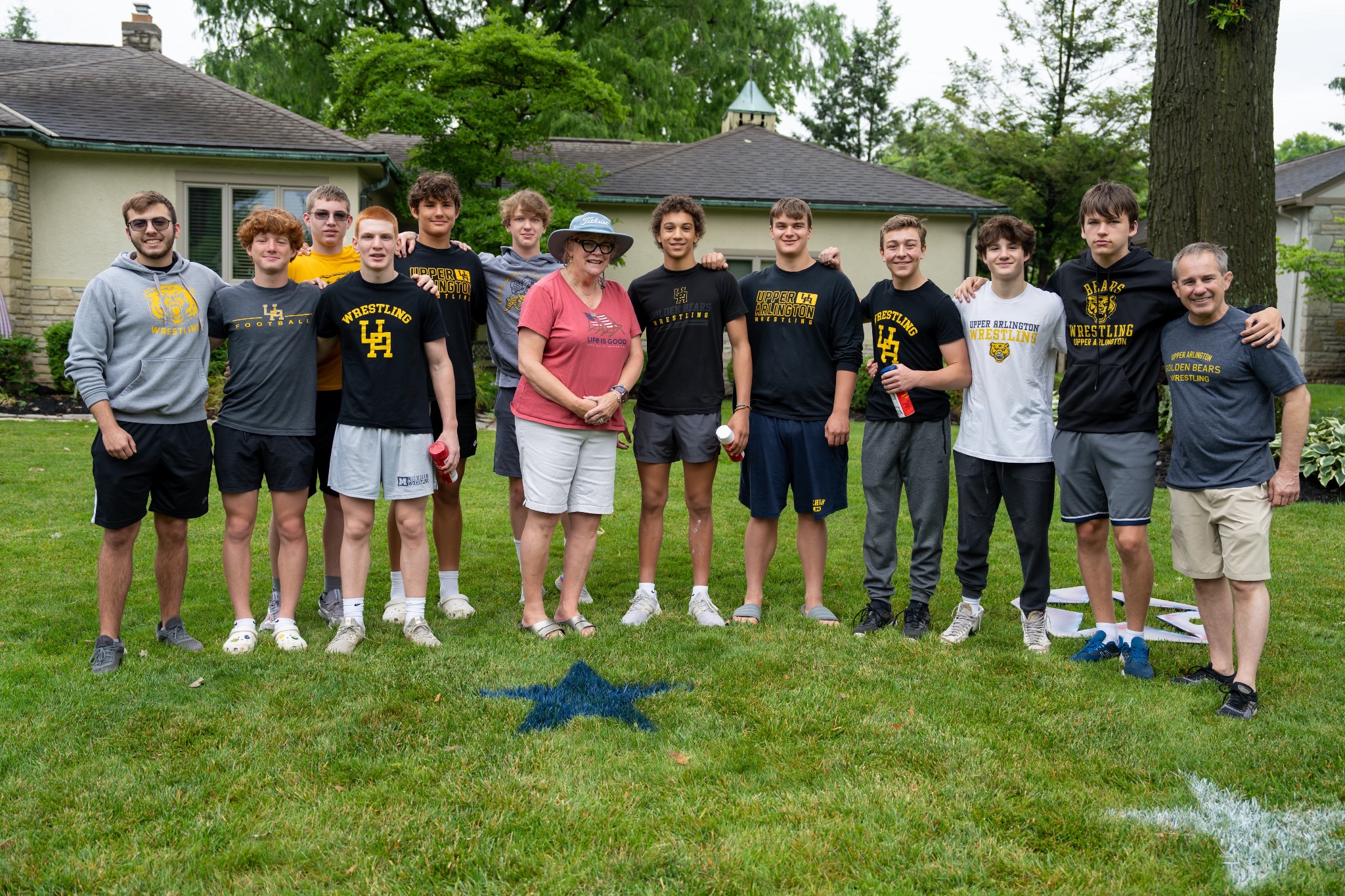 UAHS Wrestling on Twitter: "Team 69 is out “Starring” yards in Upper Arlington this weekend ...