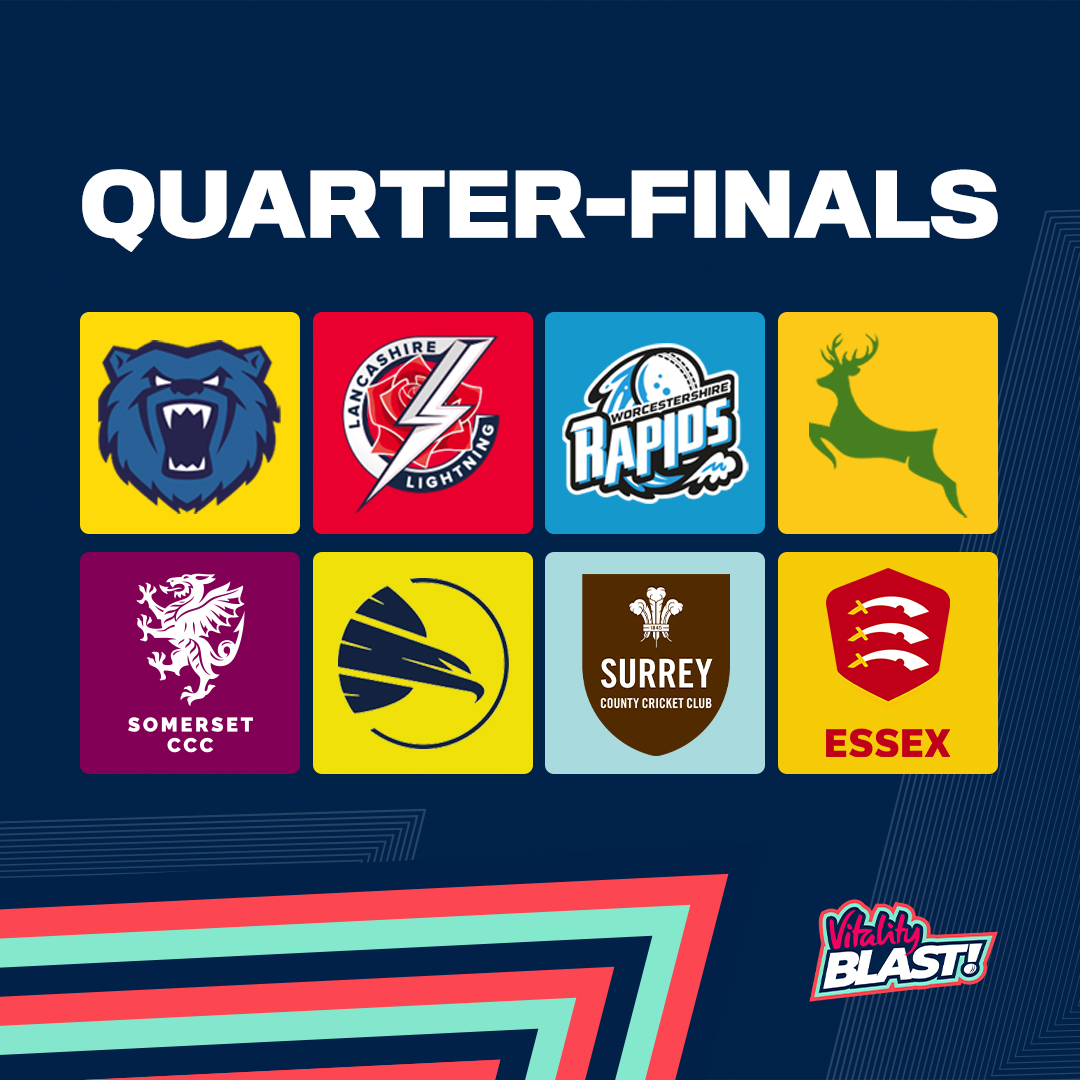 Vitality Blast on Twitter: "Your #Blast23 quarter-finalists are confirmed! 👀 https://t.co ...