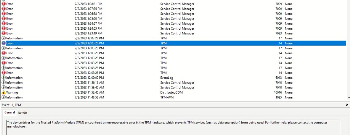 Trippy on Twitter: "If you are blue screening recently while playing val there's a bug with TPM ...