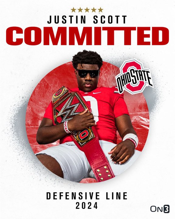 ChadSimmons on Twitter: "Breaking: 5-star DL Justin Scott commits to Ohio State. Story: https ...