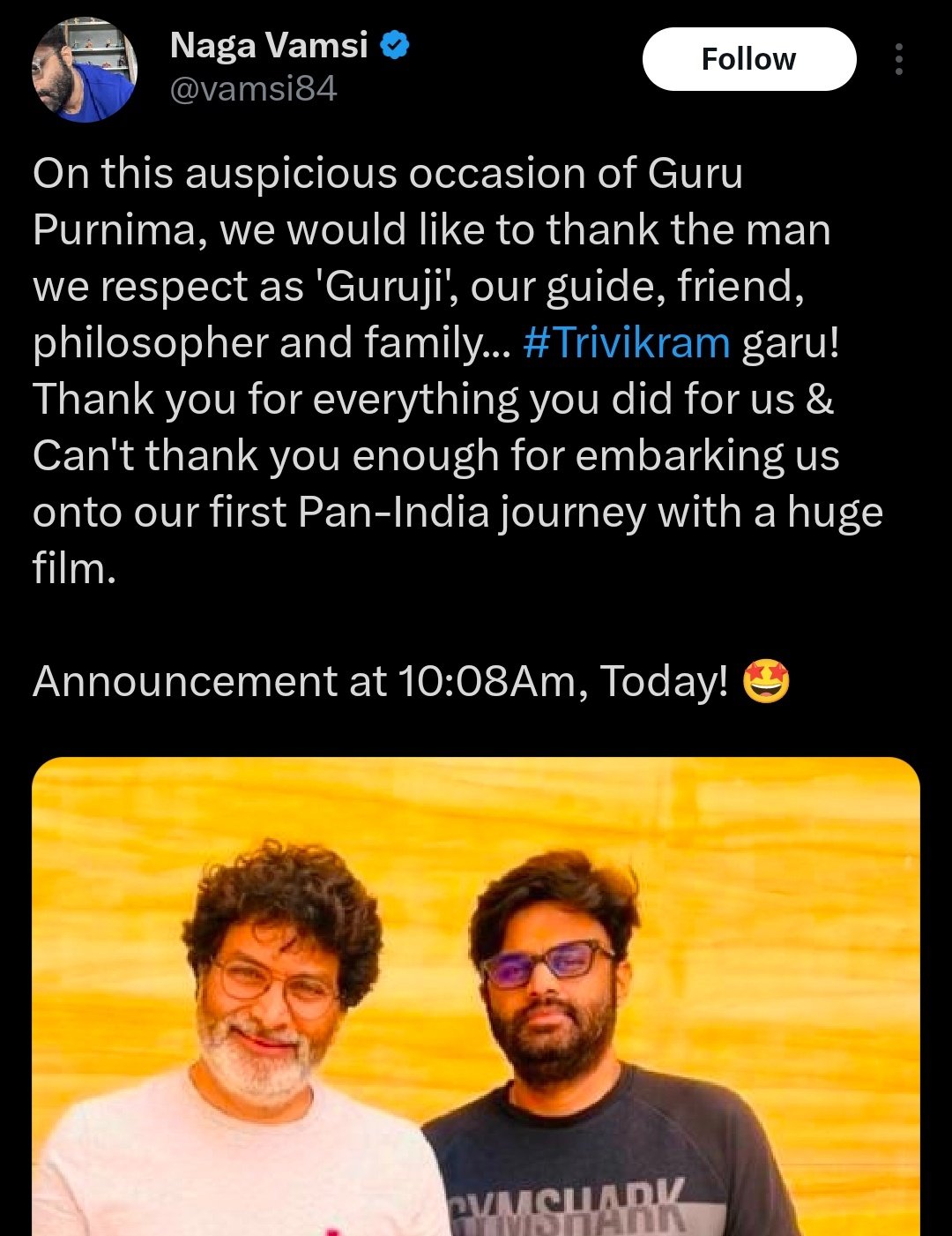 Trends Allu Arjun ™ on Twitter: "" Our first Pan India journey with Huge film💥 #AA22 @alluarjun ...