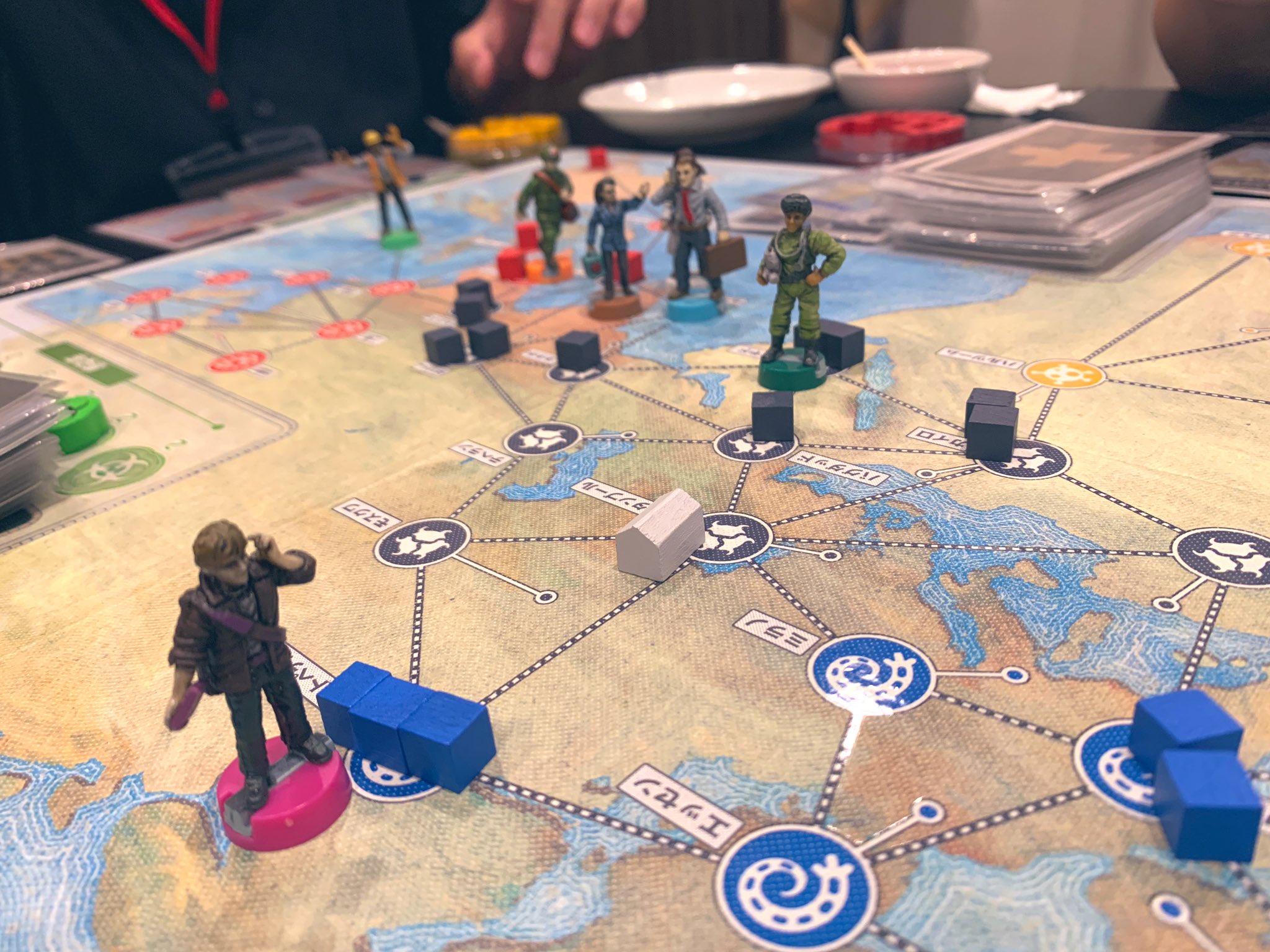 ボードゲームカフェ&ショップ【 inst(インスト)】@大阪八尾 on Twitter: "「パンデミック」久しぶりにガッツリやりましたが…チーン🦠 ボードゲームカフェ＆ショップ【inst ...