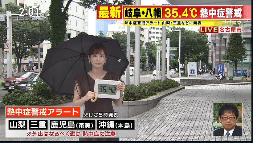 tvmaniaZERO on Twitter: "2023/07/03 #ゴゴスマ 名古屋CBC前から #皆藤愛子 さん https://t.co/fjoyFBxm6q" / Twitter