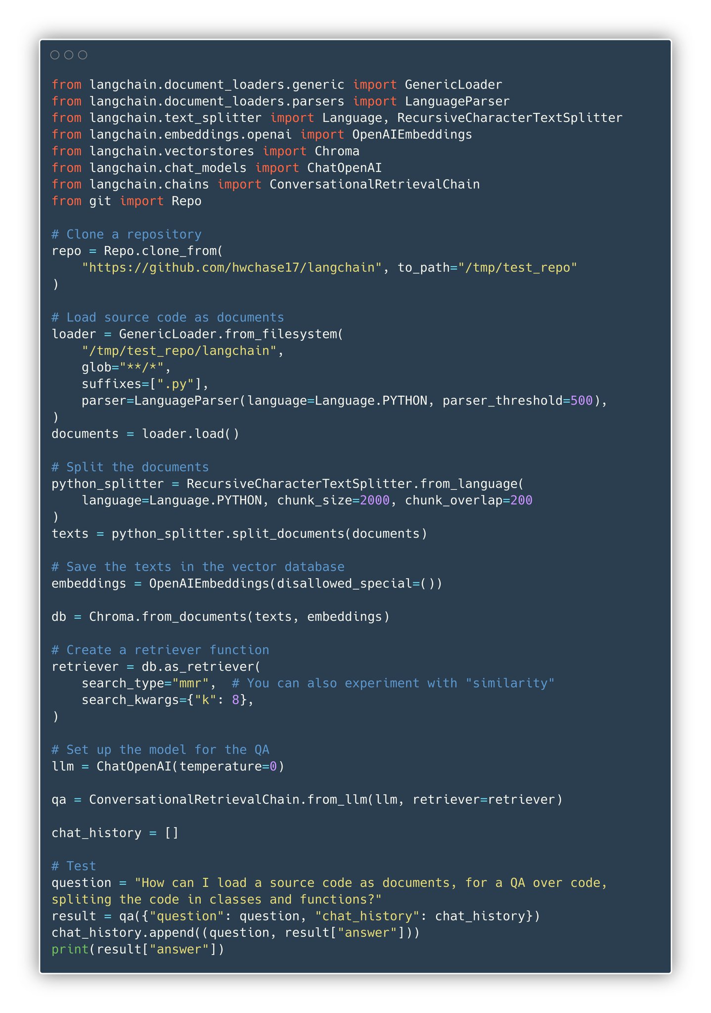 Cristóbal 🟨 on Twitter: "There's a better way to have QA over source code using AI. Working on ...