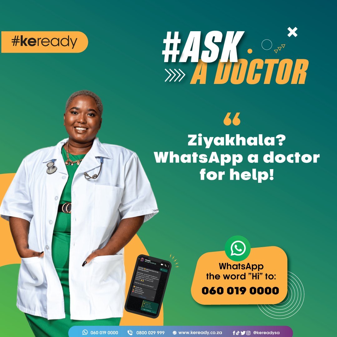 Keready SA on Twitter: "#AskAdoctors When it comes to managing your health, no question is too ...