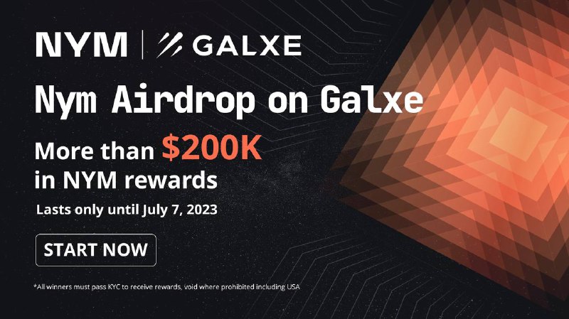 Galxe on Twitter: "Galxe presents @nymproject’s Airdrop Campaign ☄️ https://t.co/TUagr2edHm ...