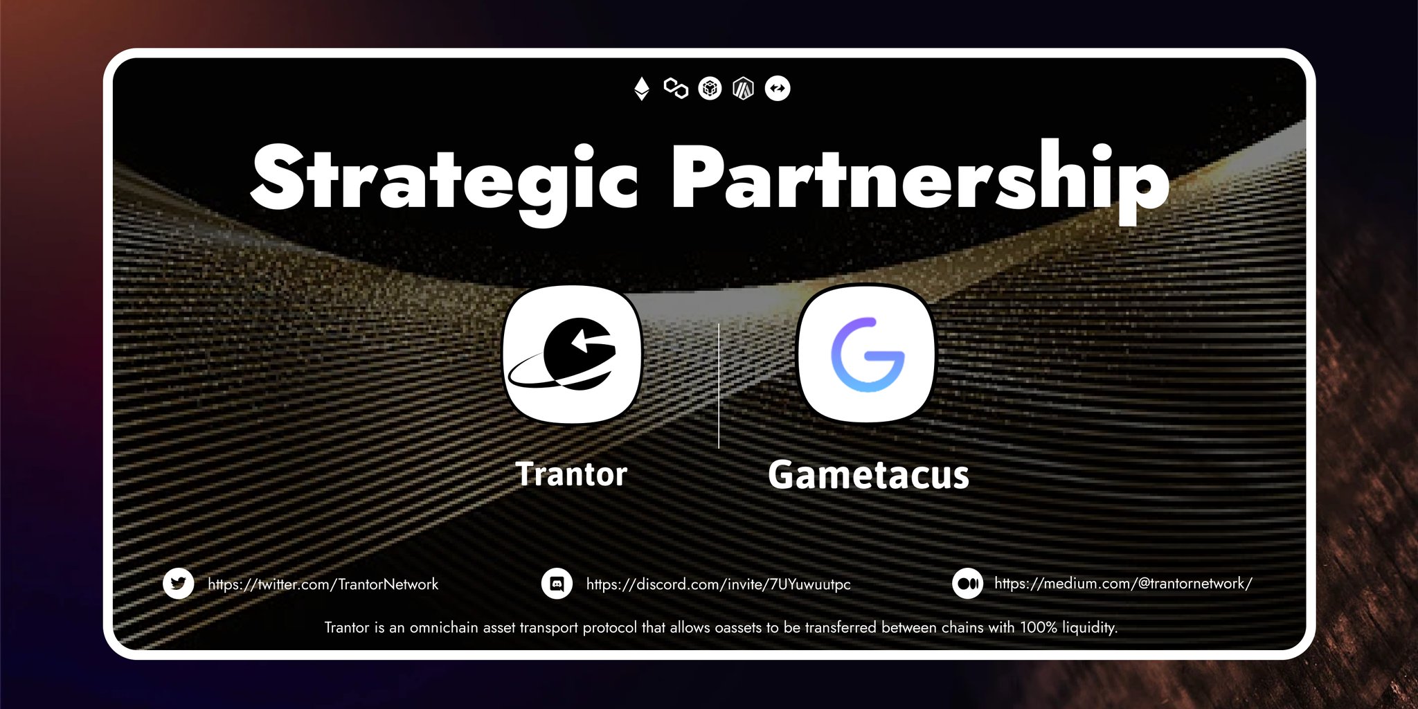 Trantor on Twitter: "🔥We are thrilled to announce that we have made a partnership with ...