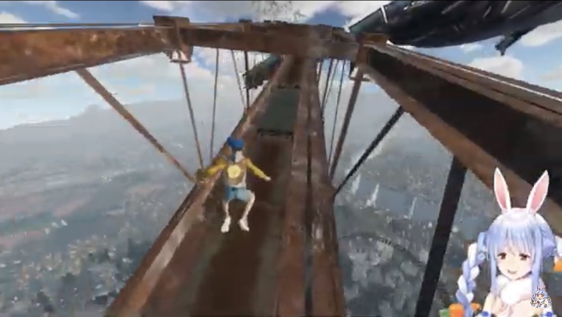 myst4r／の5ねこ（のらねこ） on Twitter: "【兎田ぺこら／#Vtuber】【OnlyUp!】RTA初日！がんばるぞおおおおおおおおおおおおおおおおお！ぺこ！【ホロライブ/兎田 ...