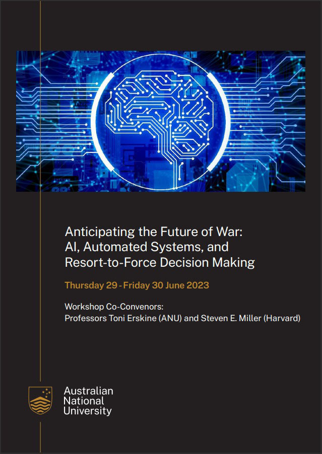 Toni Erskine on Twitter: "What a week! Our 'Anticipating the Future of War: AI, Automated ...