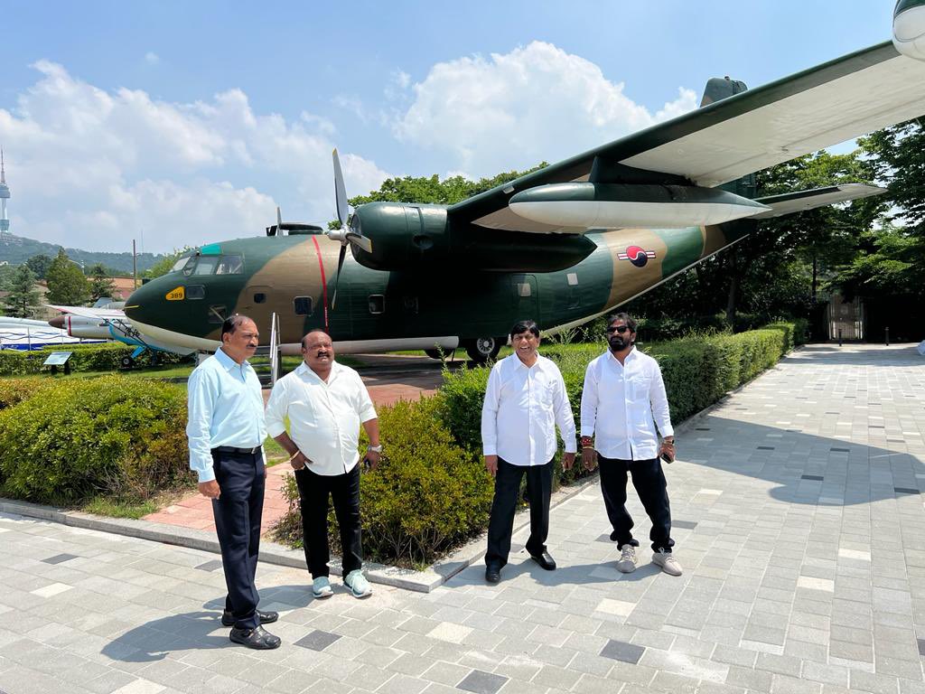 V Srinivas Goud on Twitter: "Visited the War Memorial of Korea at ...