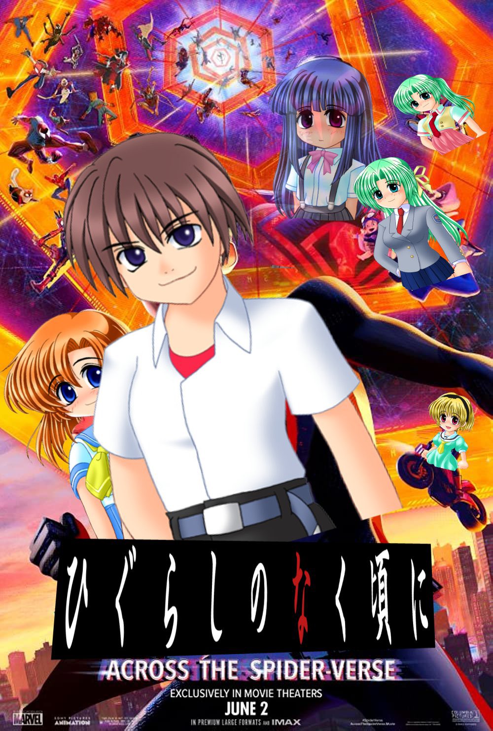 Maebara Keiichi on Twitter: "Spiderverse if it was peak https://t.co/bV49SnLJDa" / Twitter