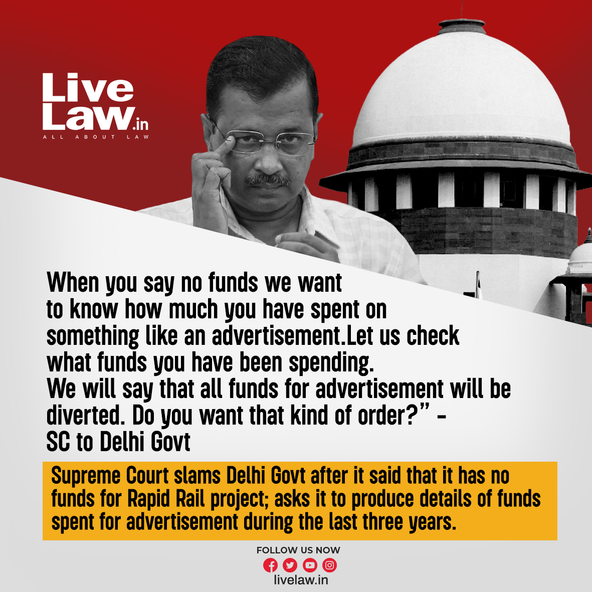 Live Law on Twitter: "The Supreme Court, on Monday, directed the Delhi Government to file an ...