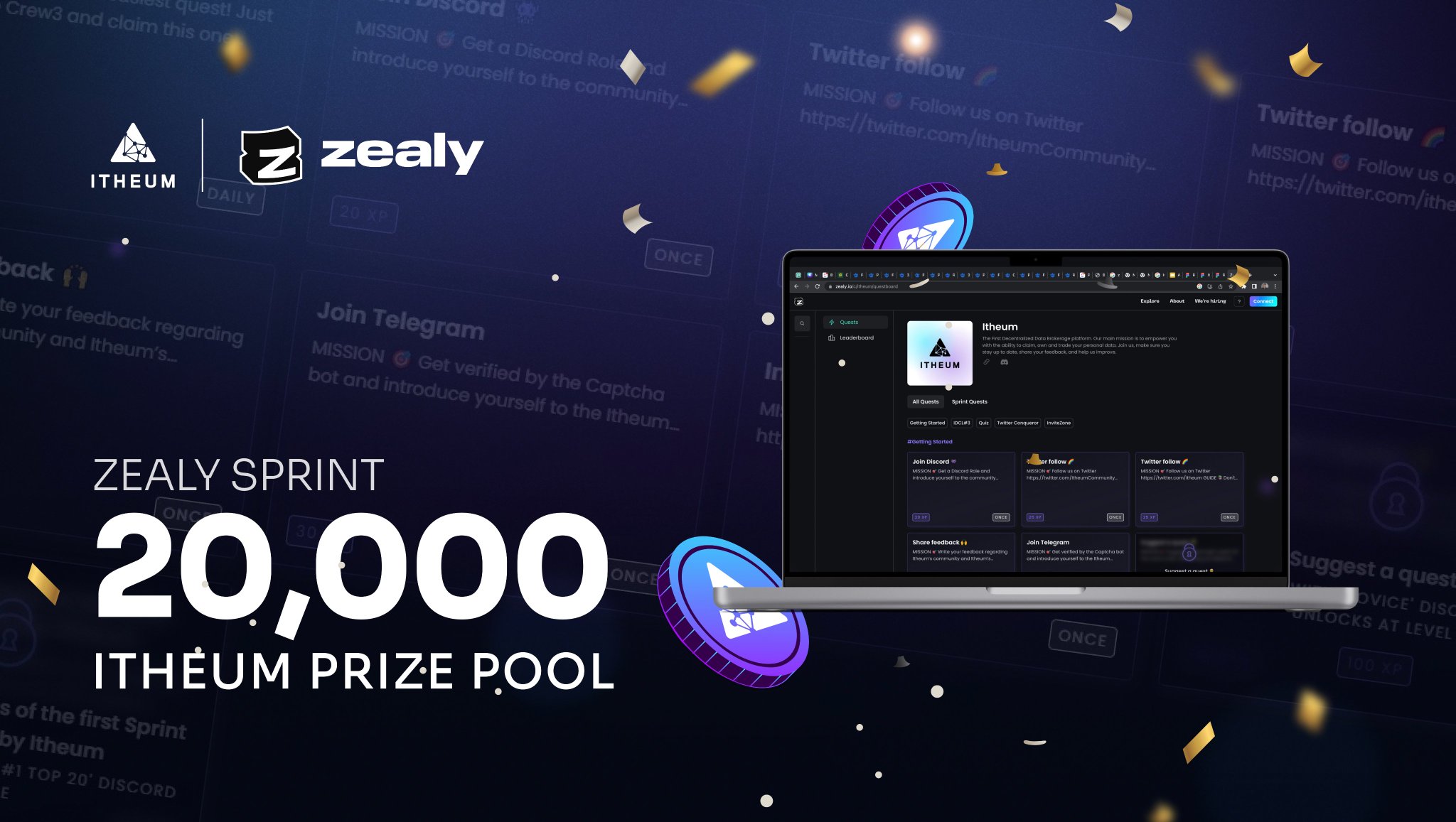 Itheum on Twitter: "Itheum's 4th sprint on @zealy_io is here & we're ...