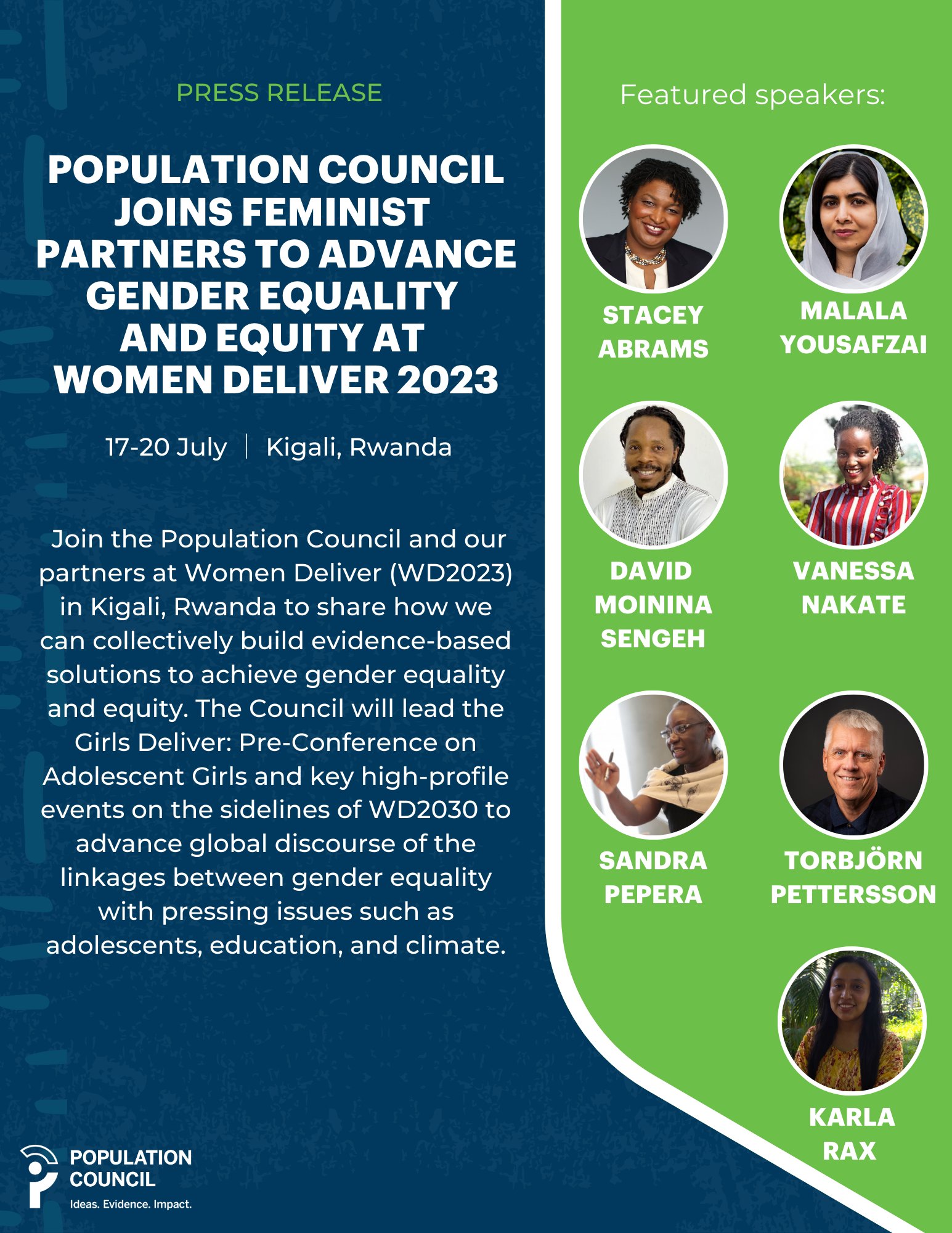 Population Council on Twitter: "Get ready for #WD2023! Read about the Council’s upcoming ...