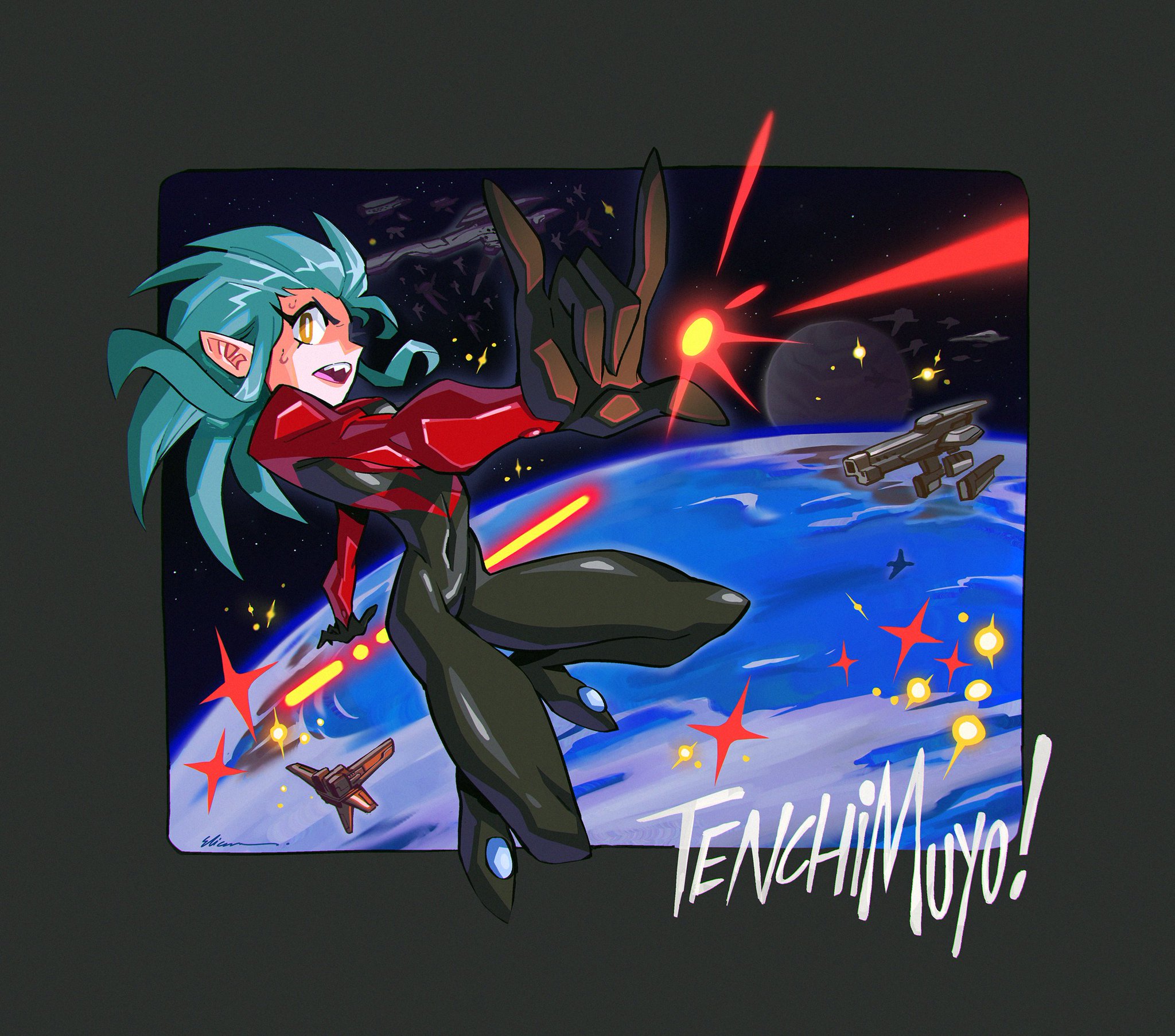 eliz0r on Twitter: "as I promissed... Here's Ryoko, from Tenchi Muyo! https://t.co/5LUkP0DaCx ...