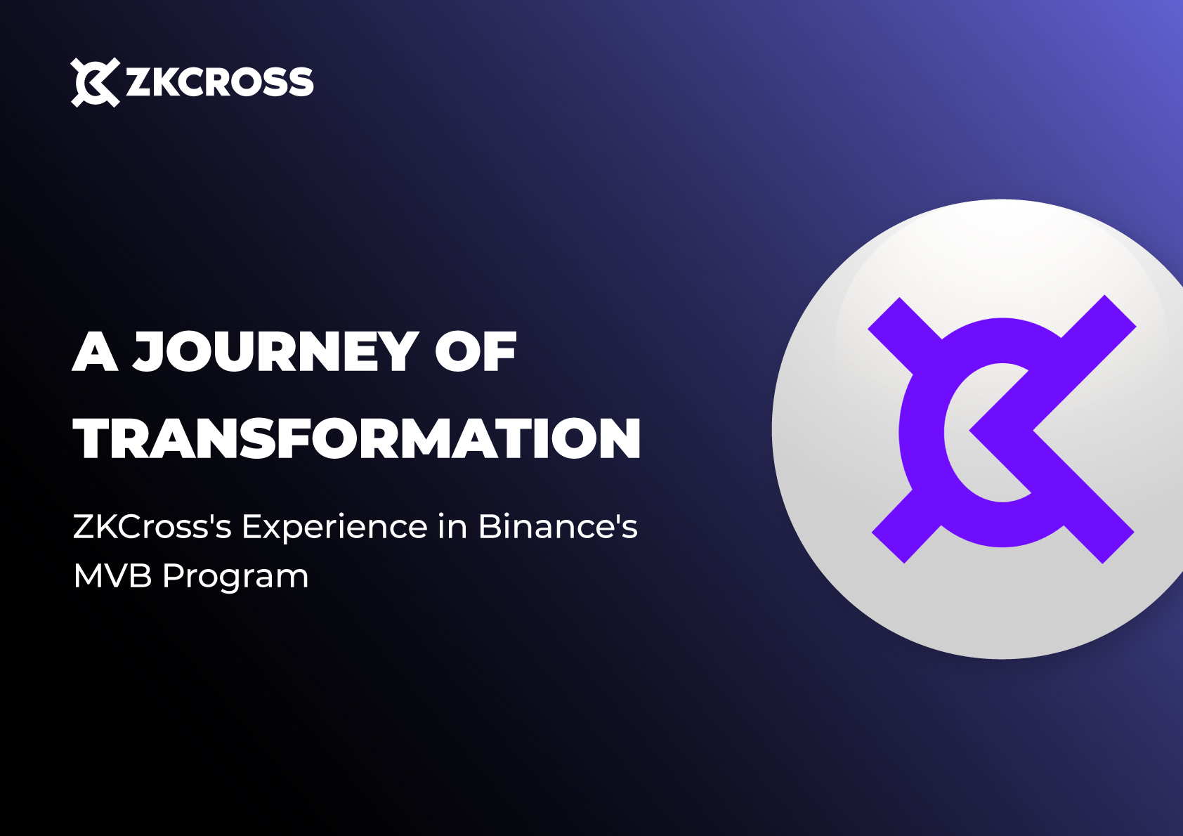 ZKCross 🔜 EthCC🇫🇷 on Twitter: "Reflecting on an incredible journey with the @BinanceLabs MVB ...