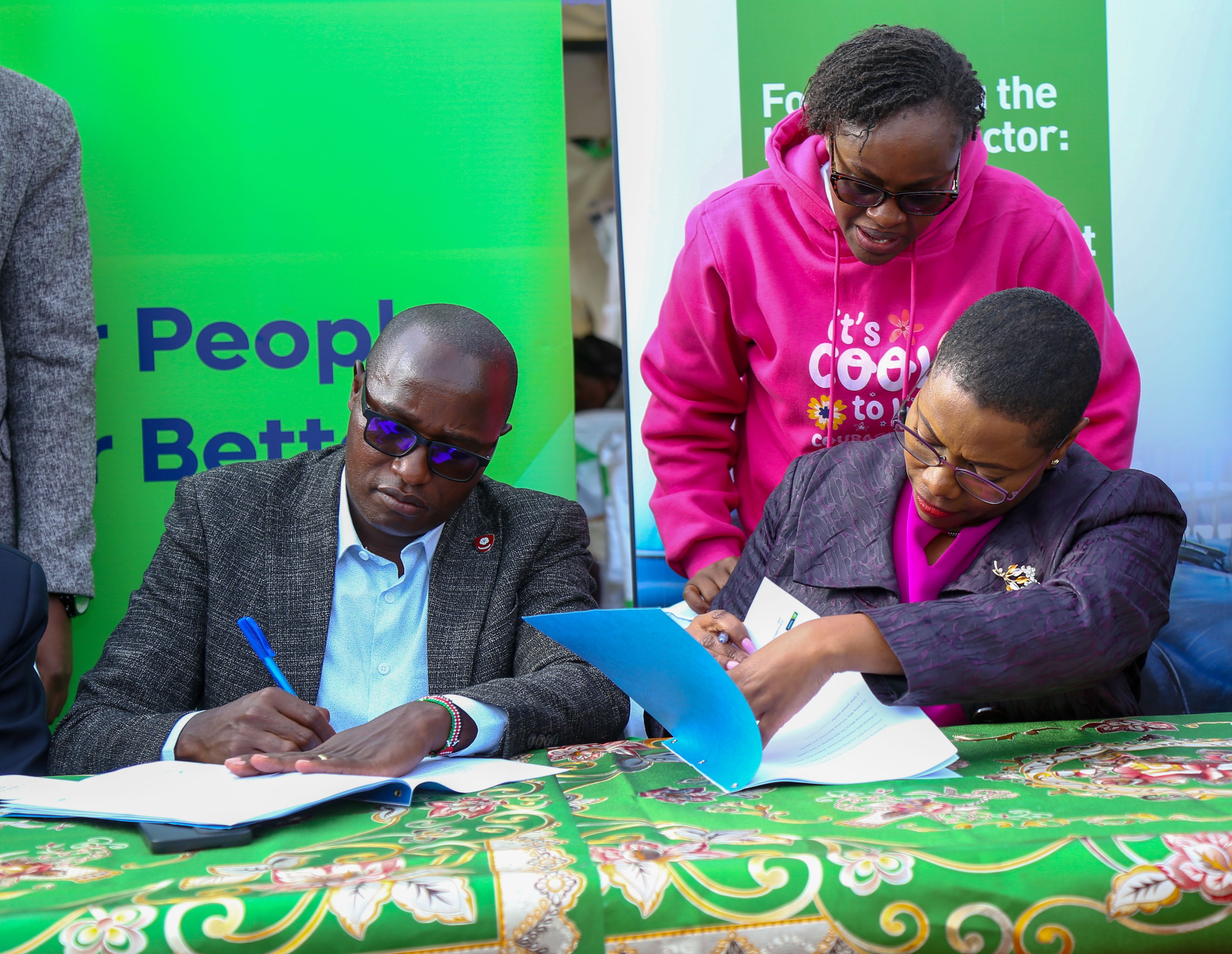 KCB Group on Twitter: "The Head of KCB Foundation @ckwanjeri & MP for Mukurwe-ini, Hon John ...