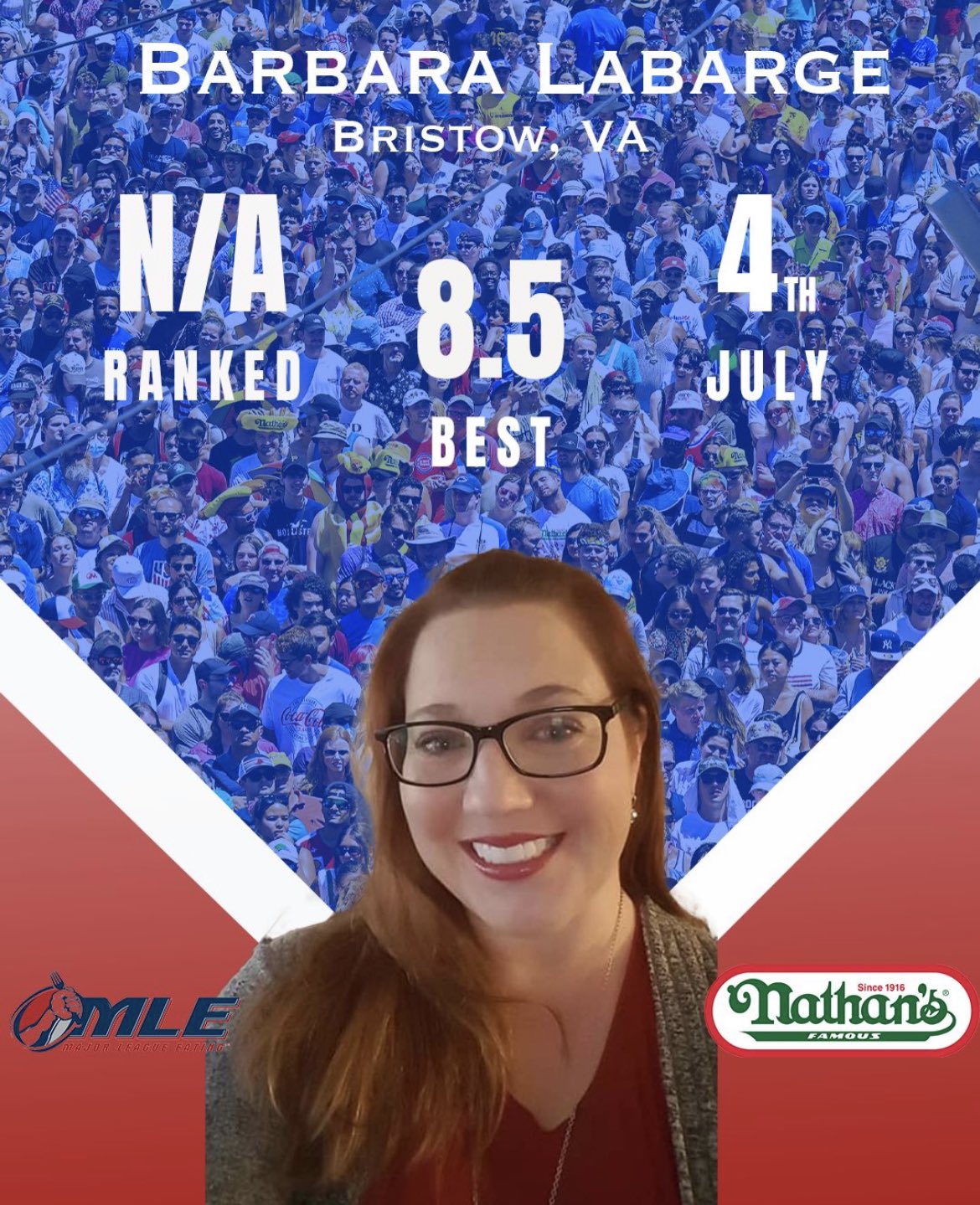 Major League Eating on Twitter: "Introducing Barbara LaBarge who was a wildcard pick securing ...