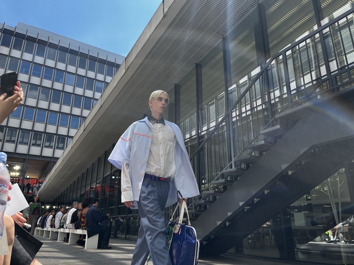 WWDJAPAN on Twitter: "【コレクション・リポート】人魚に着想「ロエベ」と軽やか「エルメス」に感動、でも問題児のおかげで最も過酷な1日 2024年春夏メンズコレ取材24時 ...