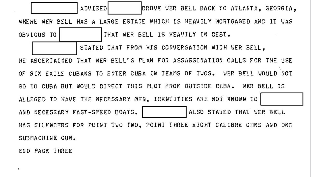 Good morning. The FBI posted a partial file on Mitch WerBell III ...